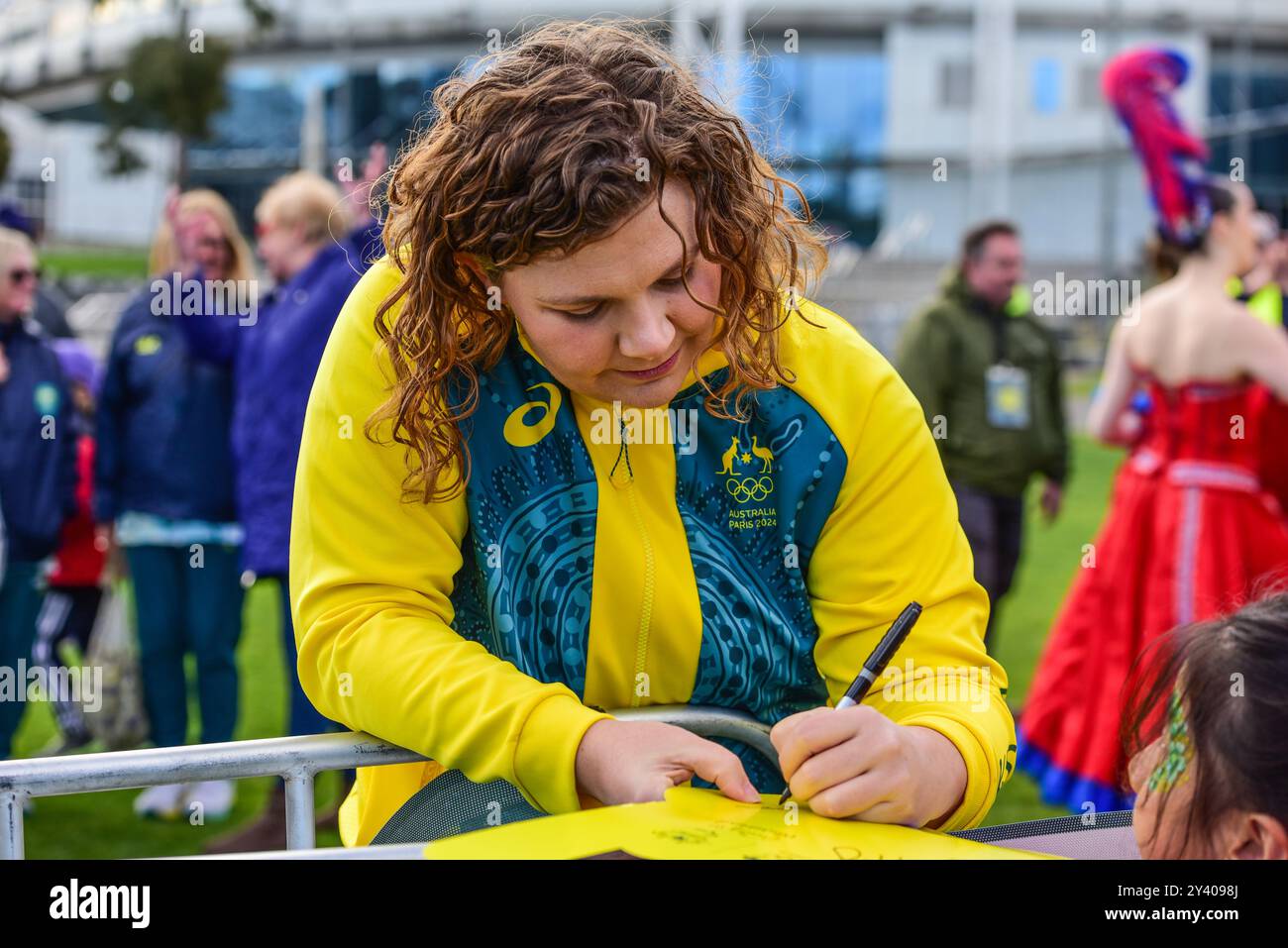 Melbourne, Australia. 14th Sep, 2024. Olympic trap shooter Catherine ...