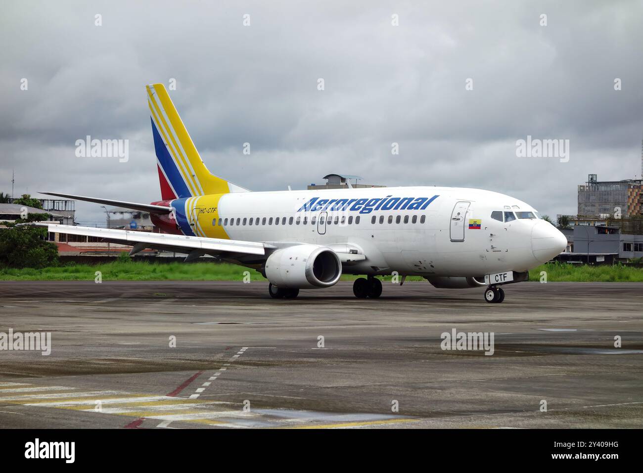 Aeroregional (is a regional airline), Boeing 737-600 airplane, Puerto ...