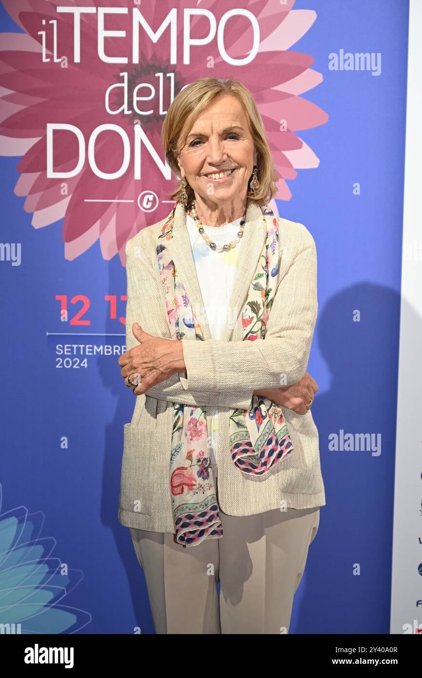 Milan, "The Time of Women" 2024. In the photo: Elsa Fornero Stock Photo ...