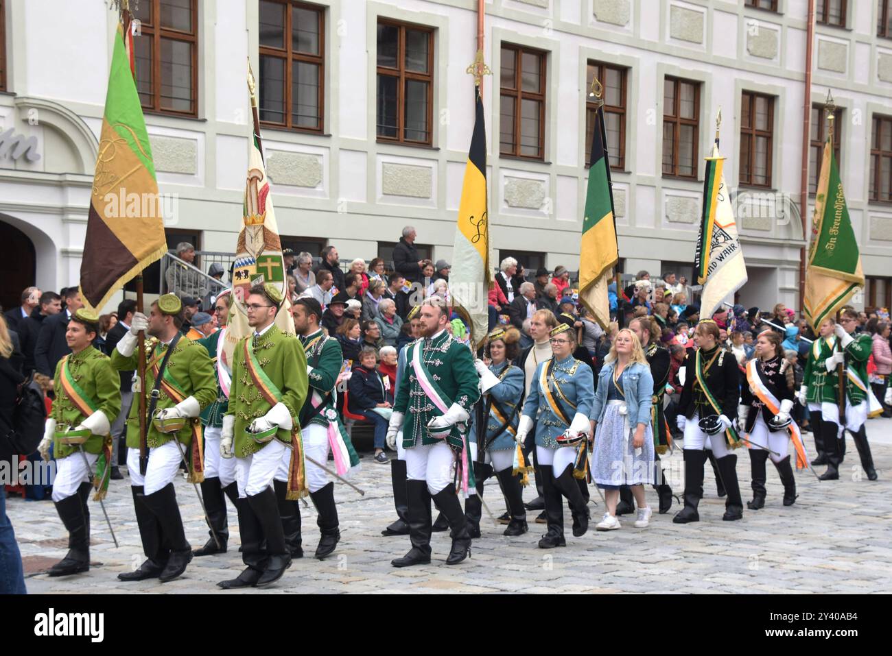 Festzug Teilnehmer Freising 15.09.2024 Marienplatz-vor Rathaus Festzug ...