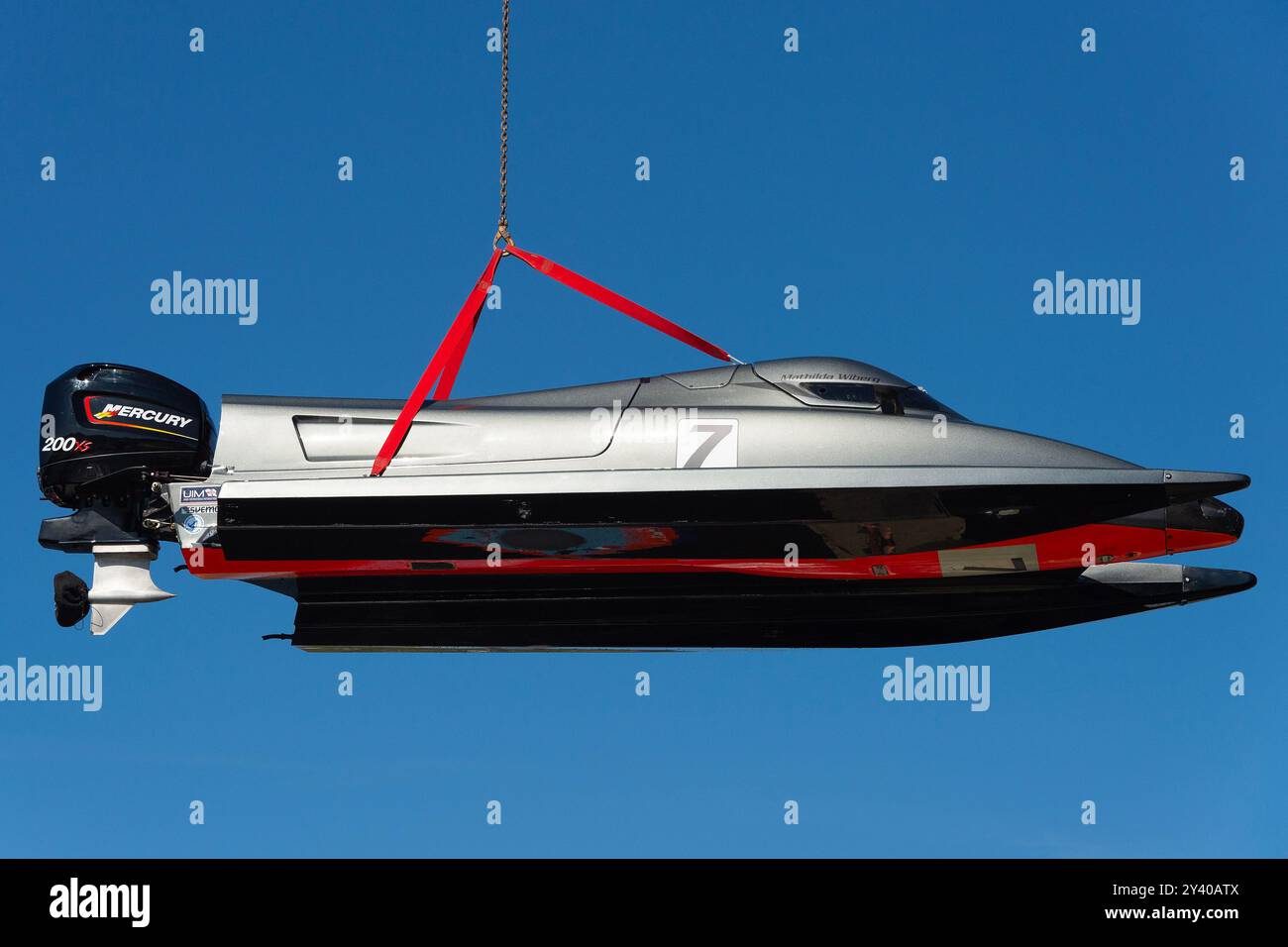 Rio Douro Powerboat number 7 of the pilot Mathilda Wiberg of Wiberg ...