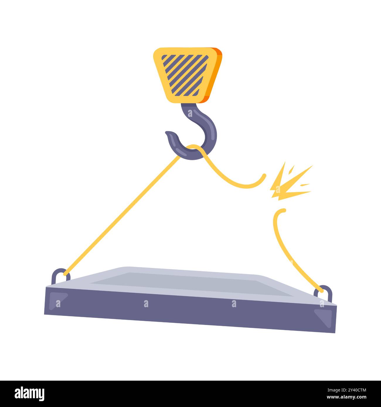 Suspended building site Stock Vector Images - Alamy