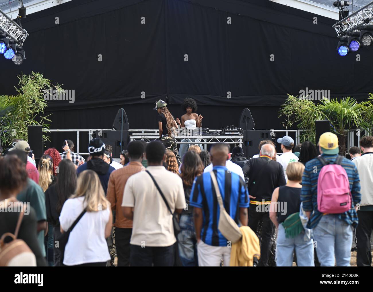 LONDON, ENGLAND: 15th September 2024: Rapper BXKS performs at the Jazz Cafe Festival at Burgess ...
