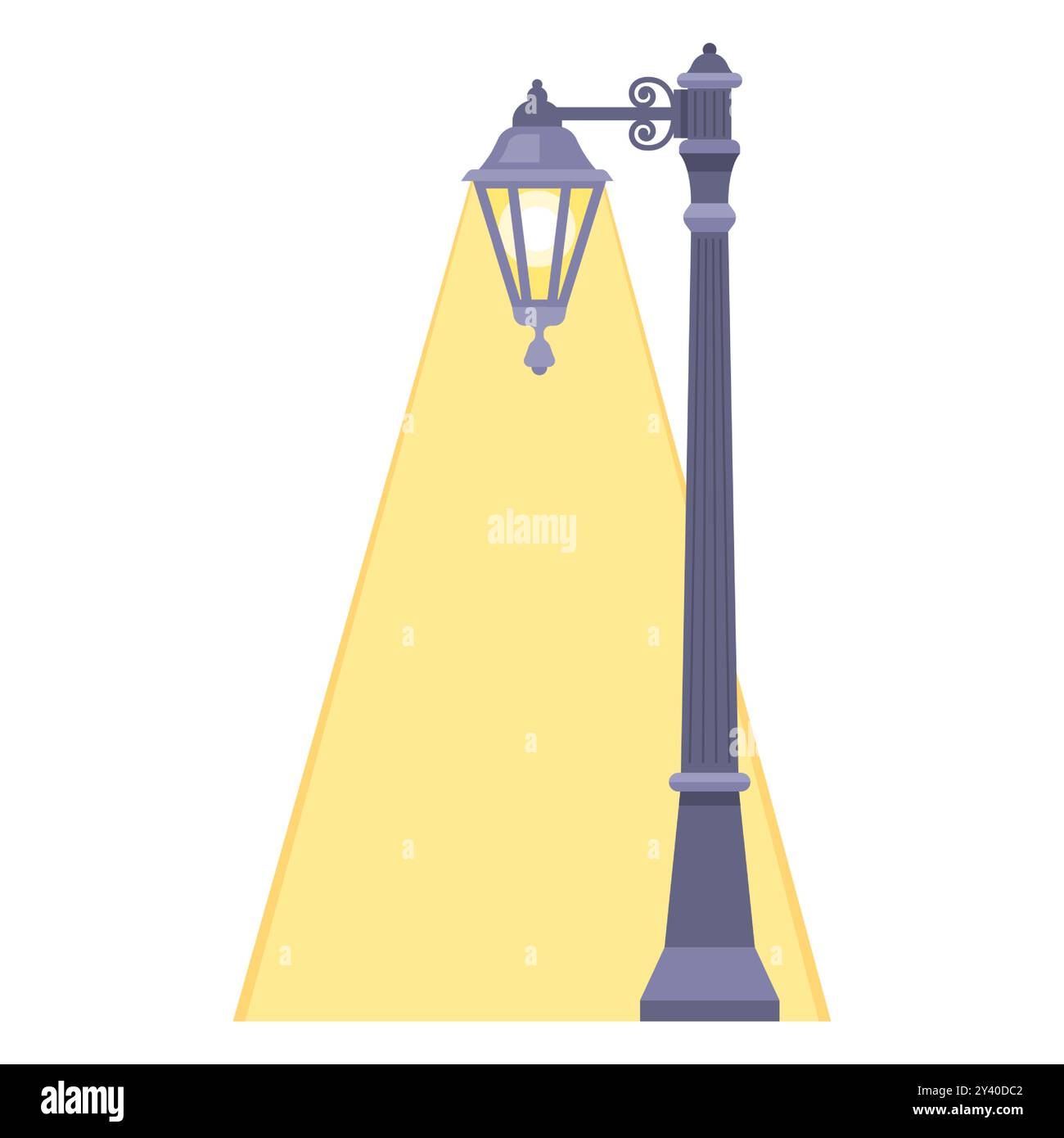 Old town lighting Stock Vector Images - Alamy