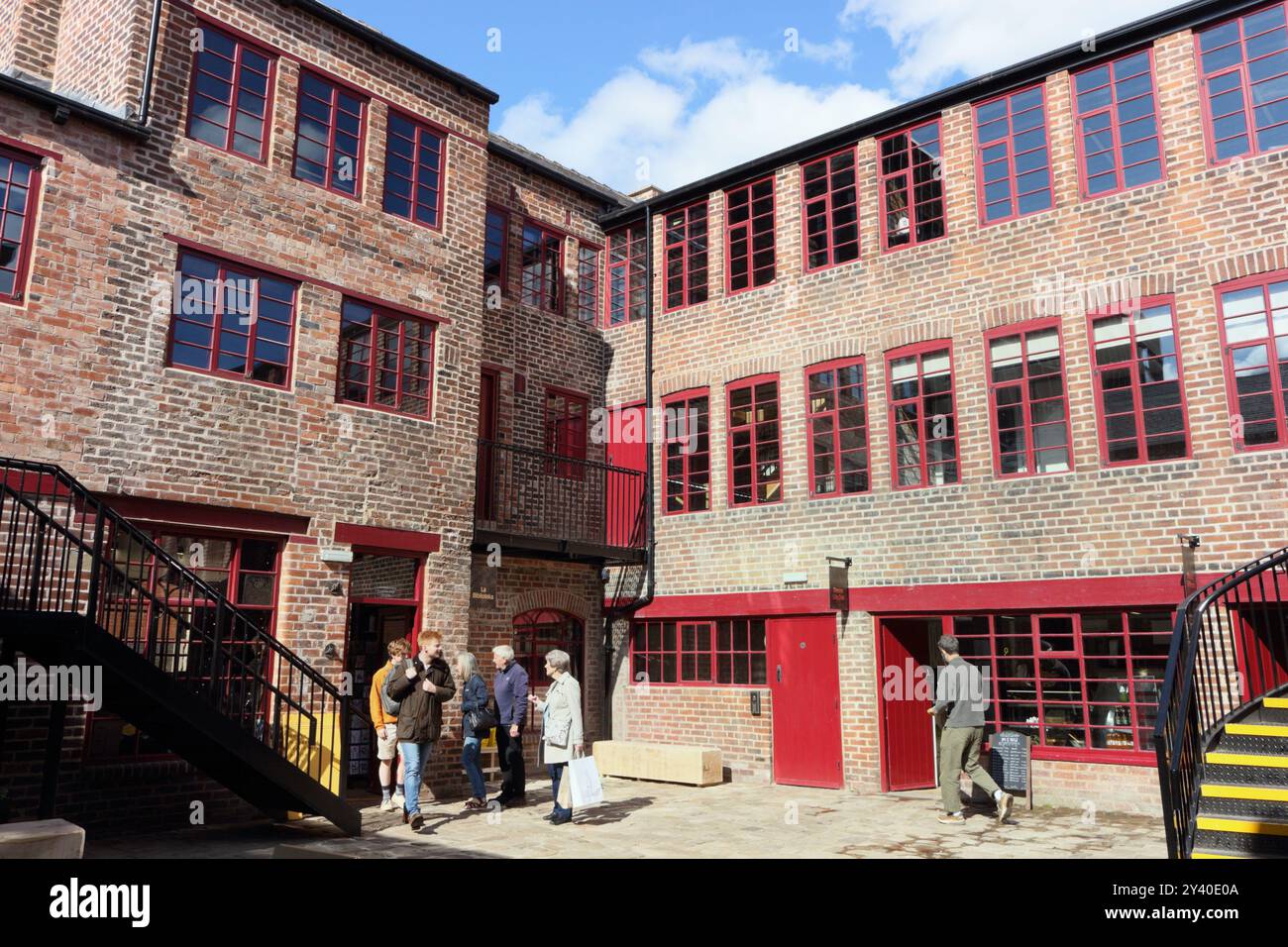 Leahs Yard in Sheffield city centre England UK renovated former ...