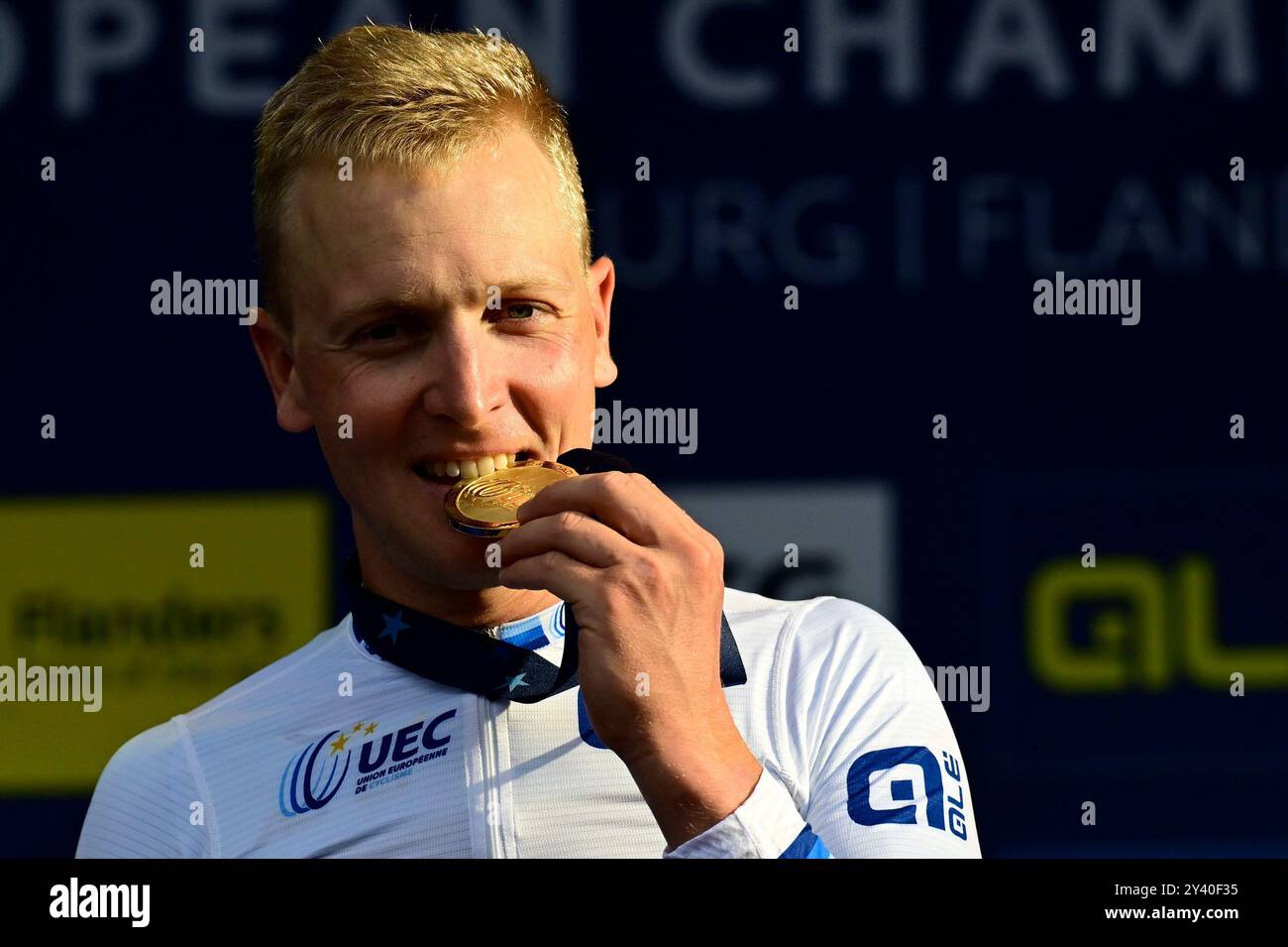 Hasselt, Belgium. 15th Sep, 2024. Winner European champion Belgian Tim ...