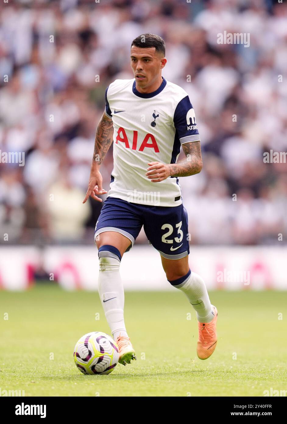 Tottenham Hotspur's Pedro Porro during the Premier League match at ...