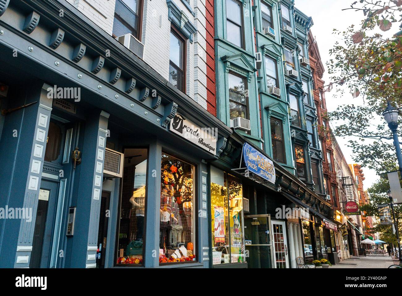 Hoboken, New Jersey, USA, Wide Angle Views, Street Scenes, Suburbs, Old ...