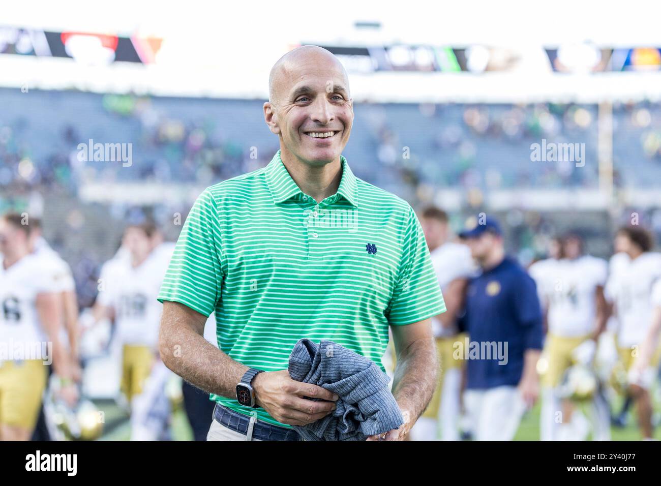 September 14, 2024: Notre DamÄ™ James E. Rohr Director of Athletics ...