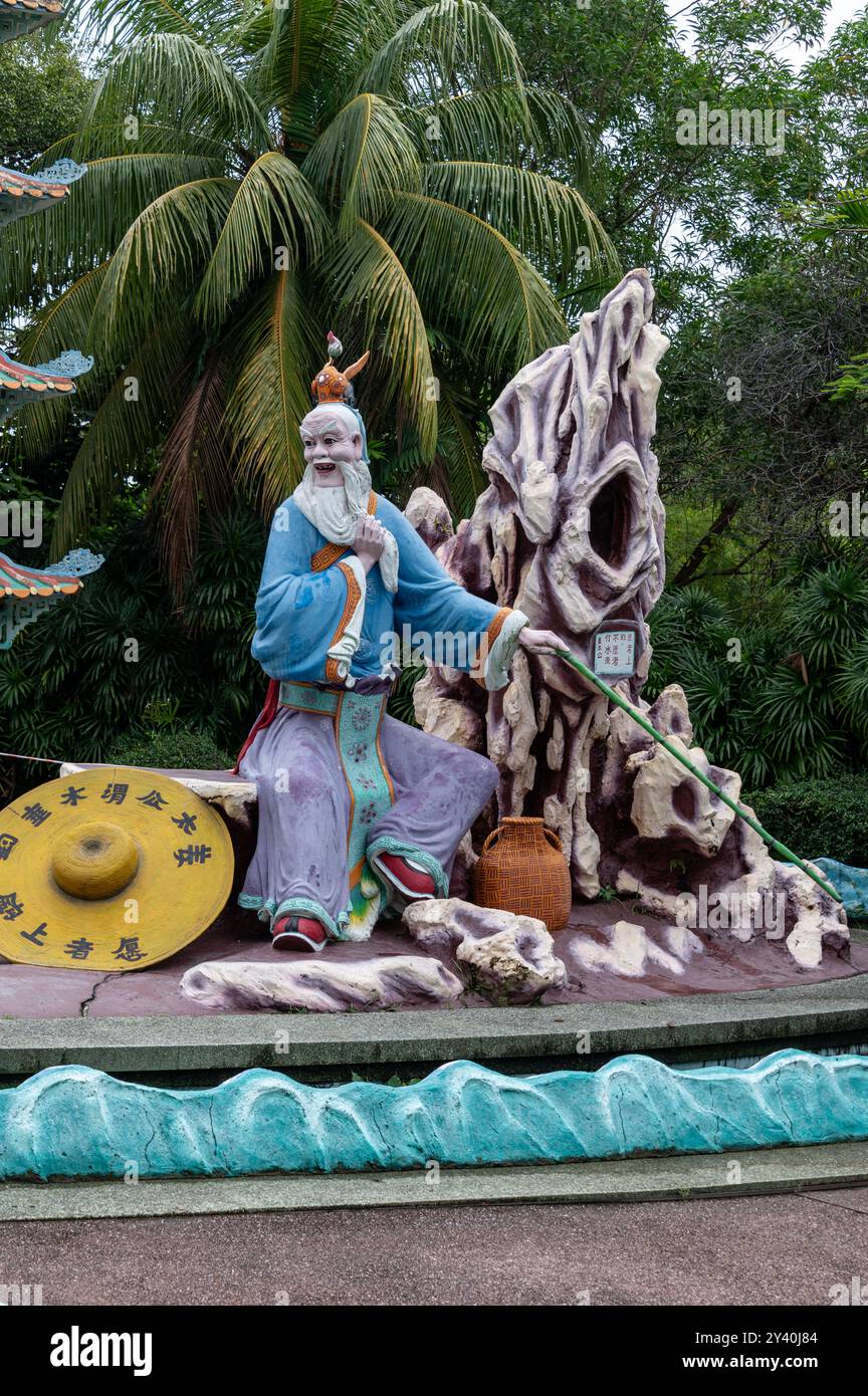 Jiang Zi Ya The Legendary Sage A tall sculpture of the wise Jiang Zi ...