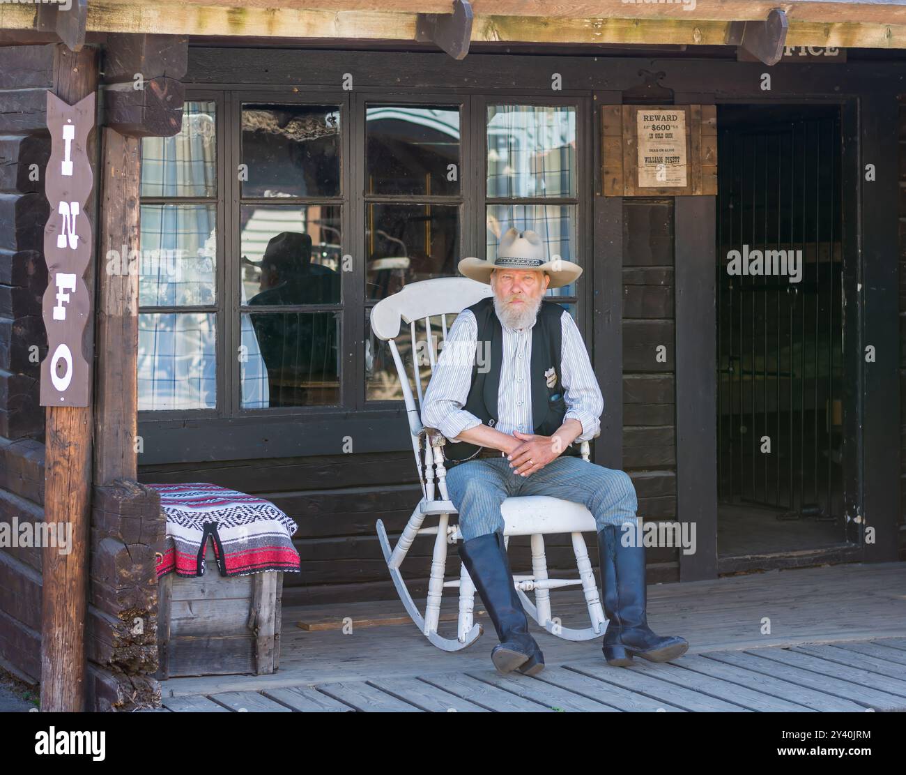 Old man rocking chair hi-res stock photography and images - Alamy