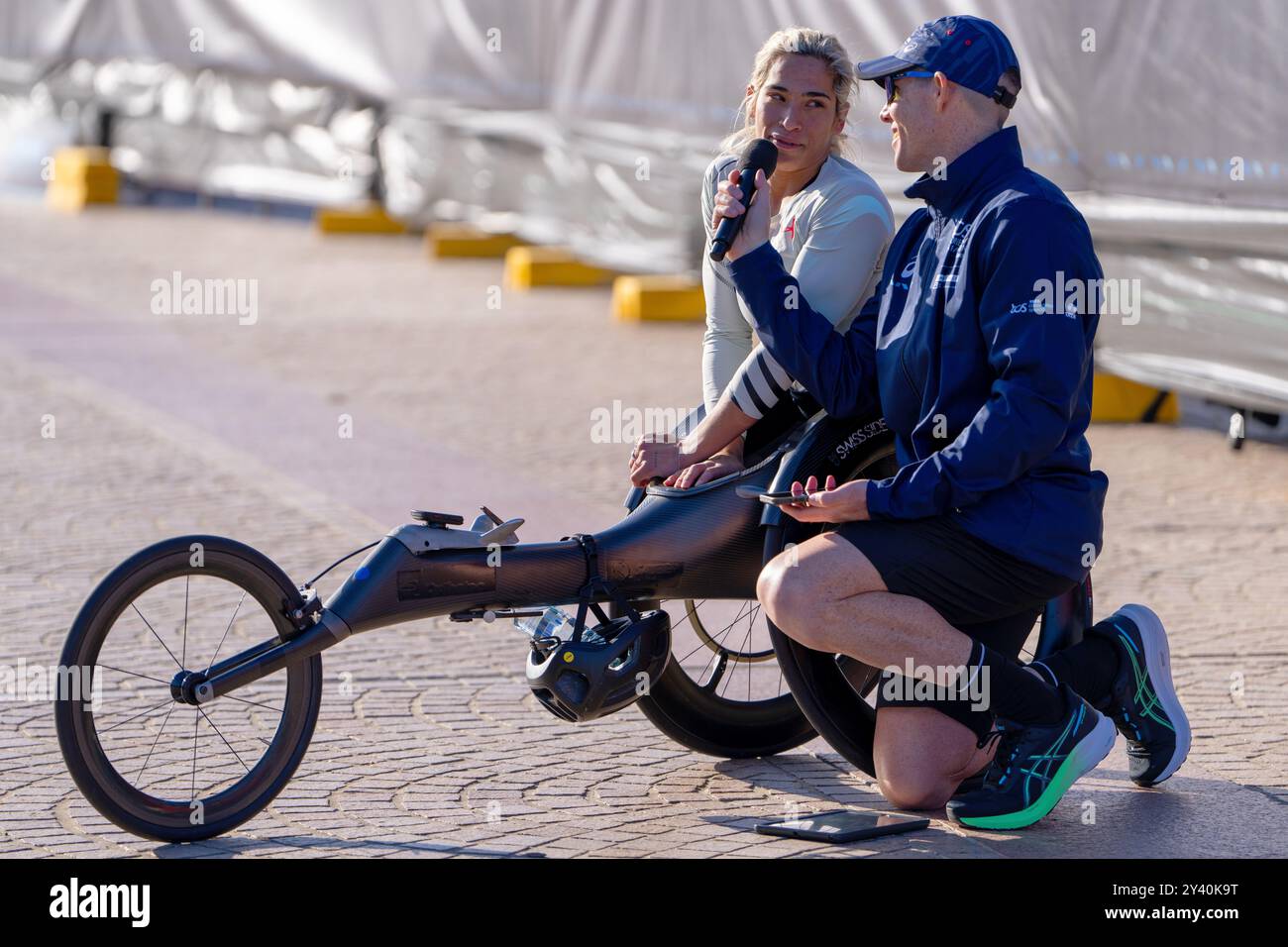 Sydney, Australia. 15th Sep, 2024. Madison De Rozario of Australia is ...