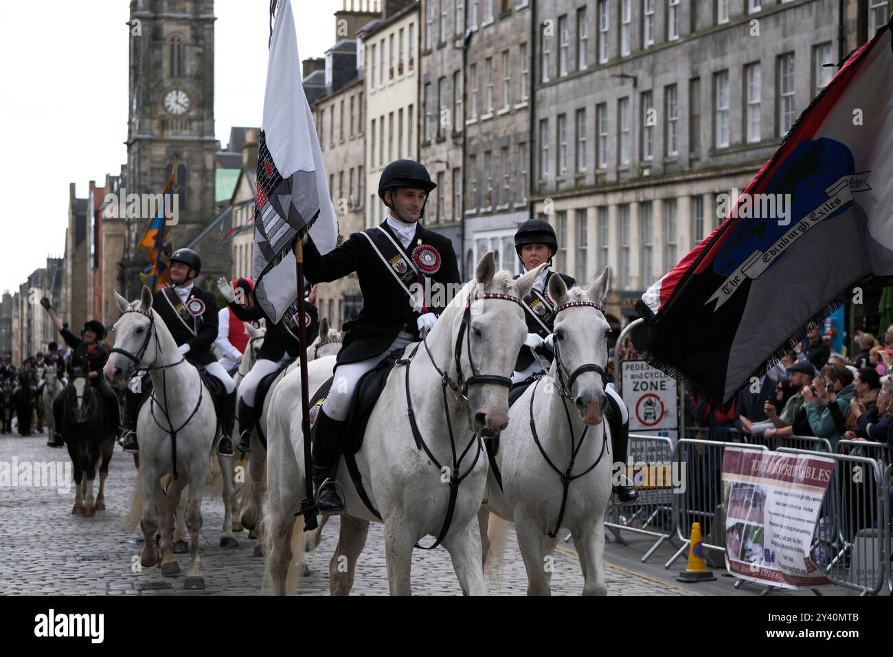 280 Mounted supporters take part in The Riding of the Marches which ...