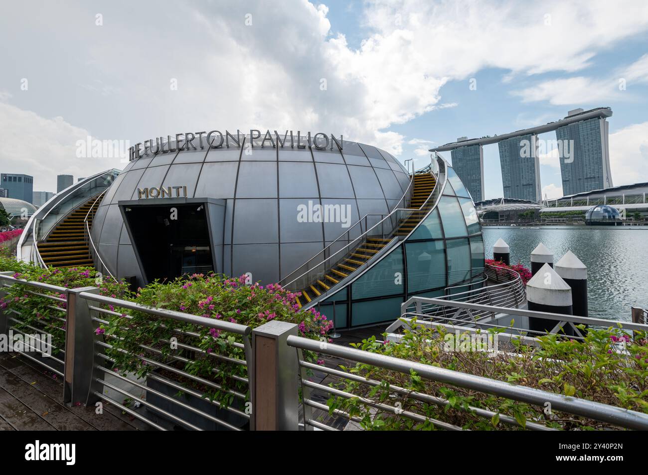 A usual design of Monti Fullerton Pavilion is a restaurant, offering an ...