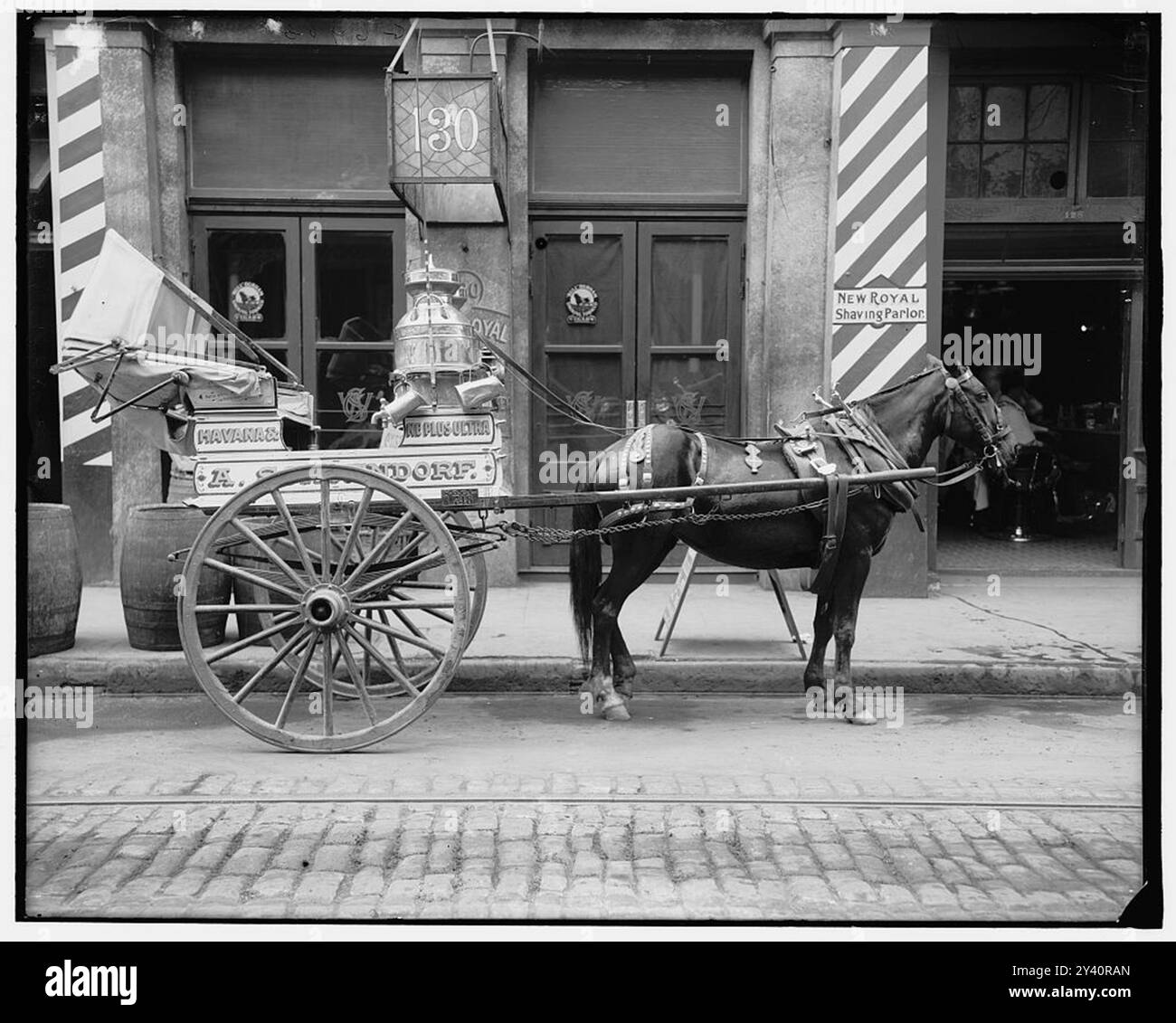 New Orleans, La., a typical milk cart Stock Photo - Alamy