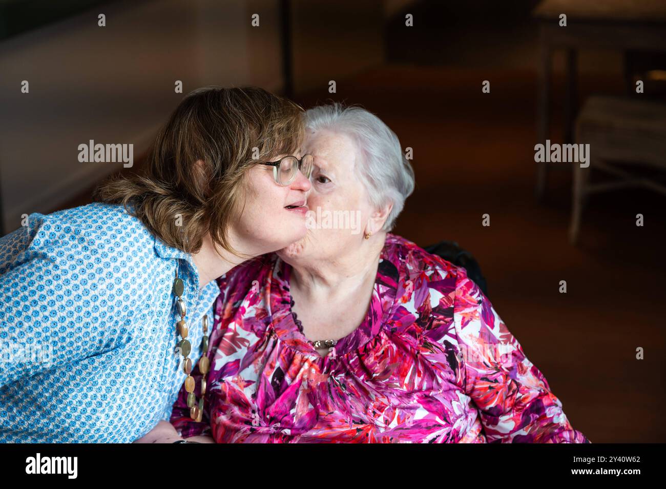 Emotional connection between down hi-res stock photography and images ...