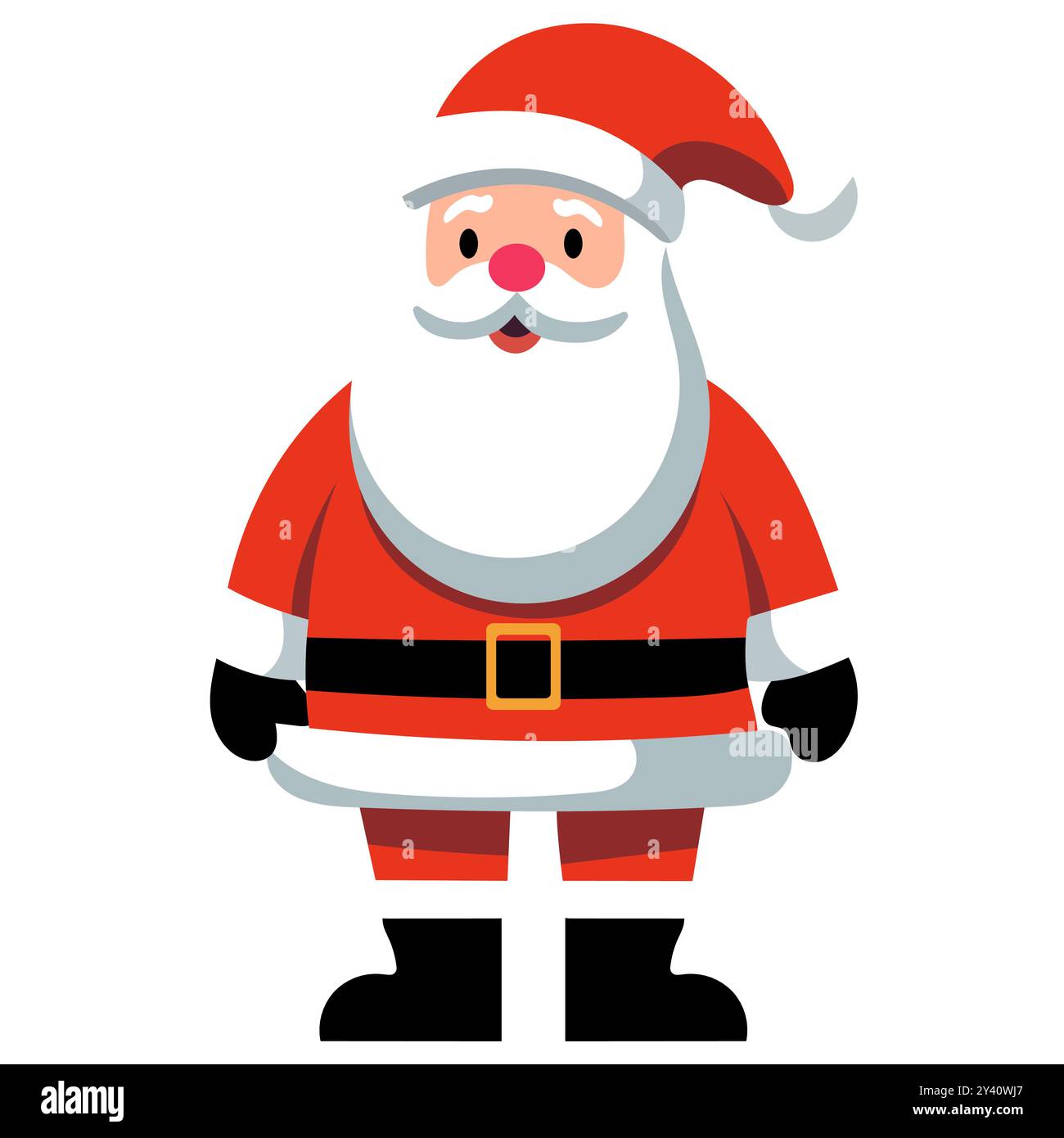 Cartoon vector Santa Claus Christmas cartoon character Stock Vector Image & Art - Alamy
