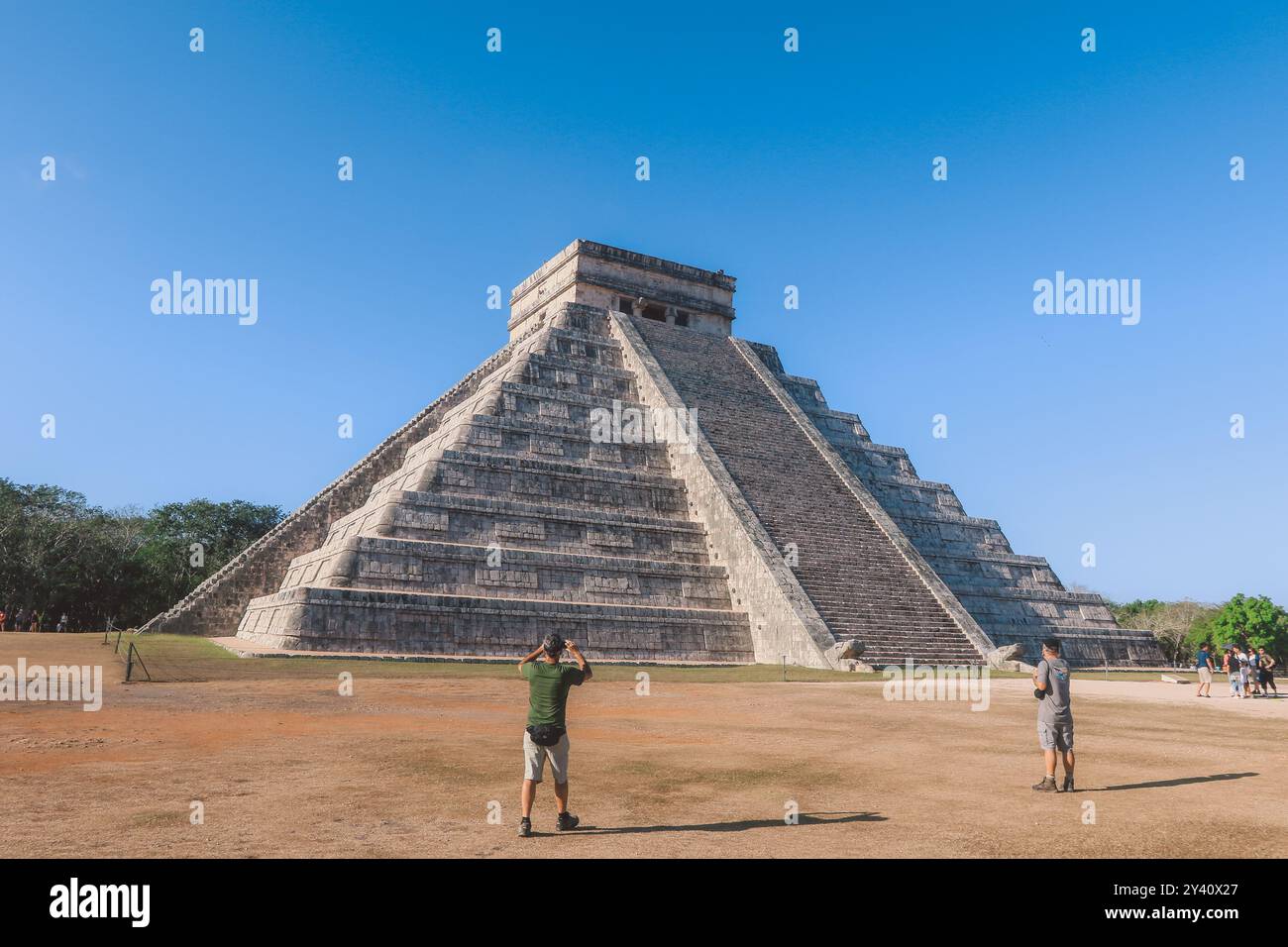 El Castillo (also known as the Temple of Kukulcan) is a Mesoamerican ...