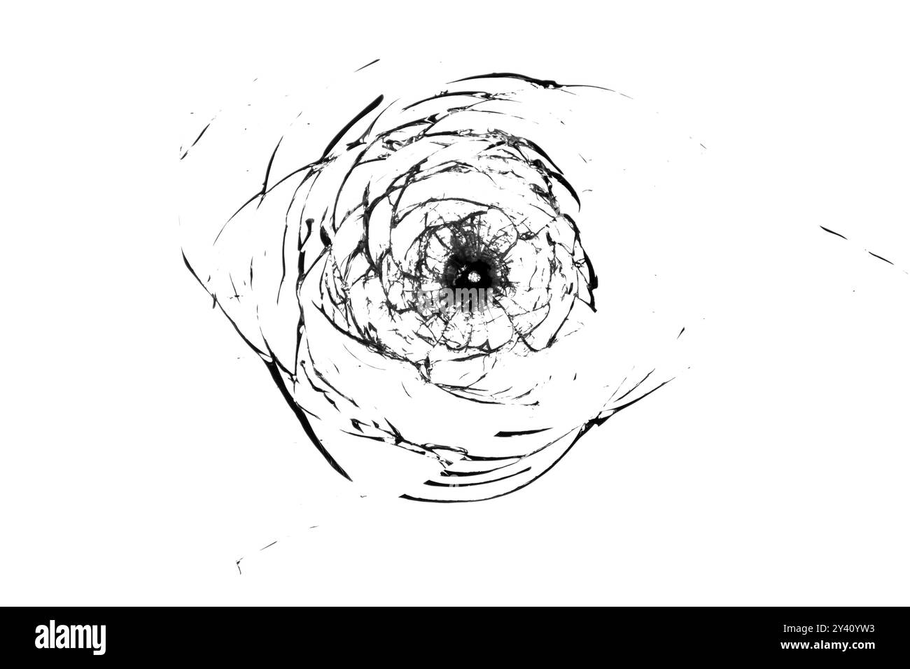 Broken glass pieces fragments Black and White Stock Photos & Images - Alamy