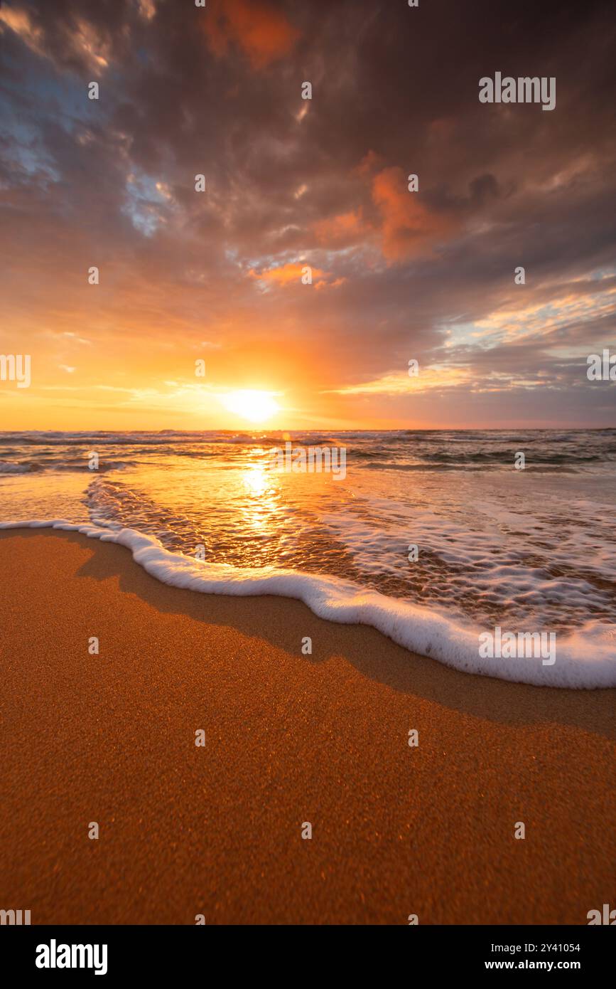 Maldives background sunset over hi-res stock photography and images - Alamy