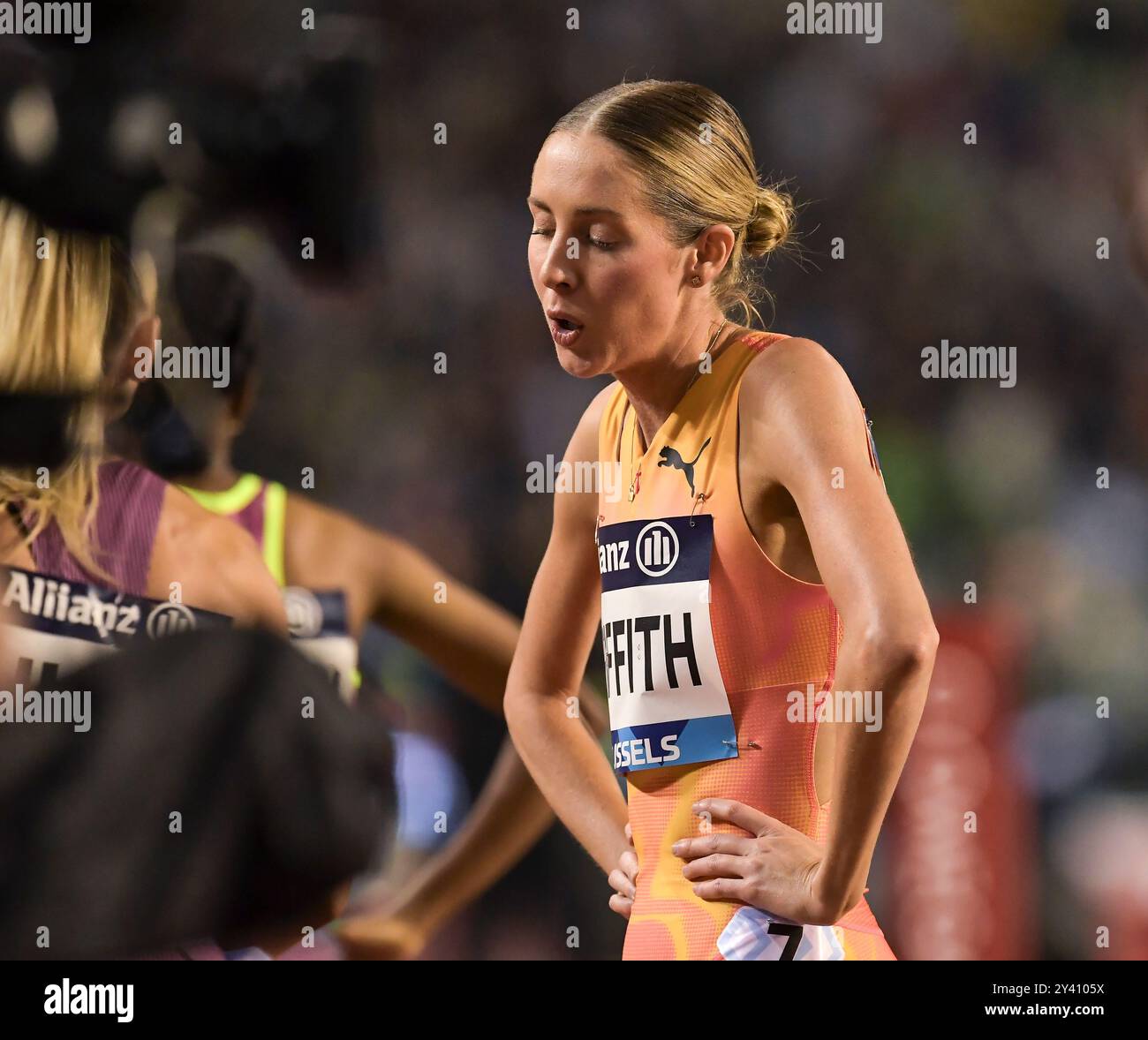 Georgia Griffith of Australia competing in the women’s 1500m at the ...