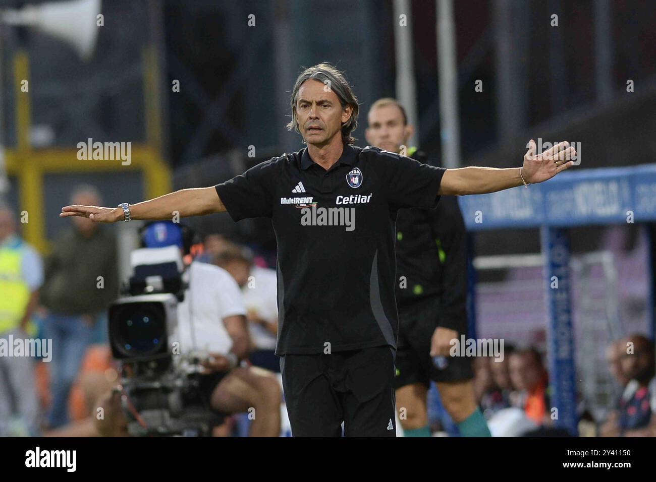 Filippo Inzaghi coach of AC Pisa gestures during the Soccer BKT between ...