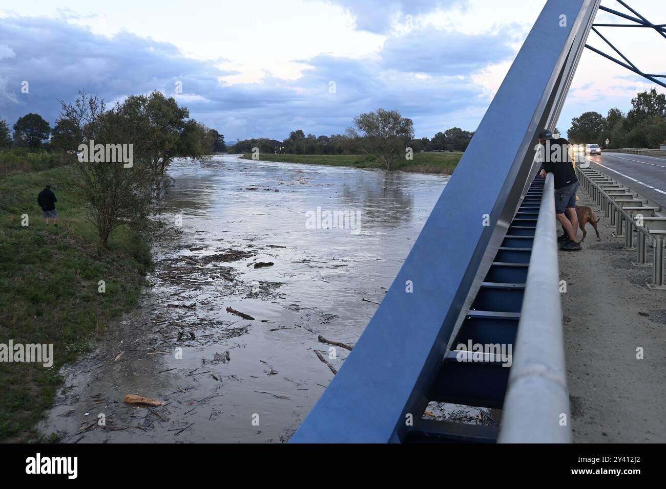 Troubky, Czech Republic. 15th Sep, 2024. Evacuation of residents of ...