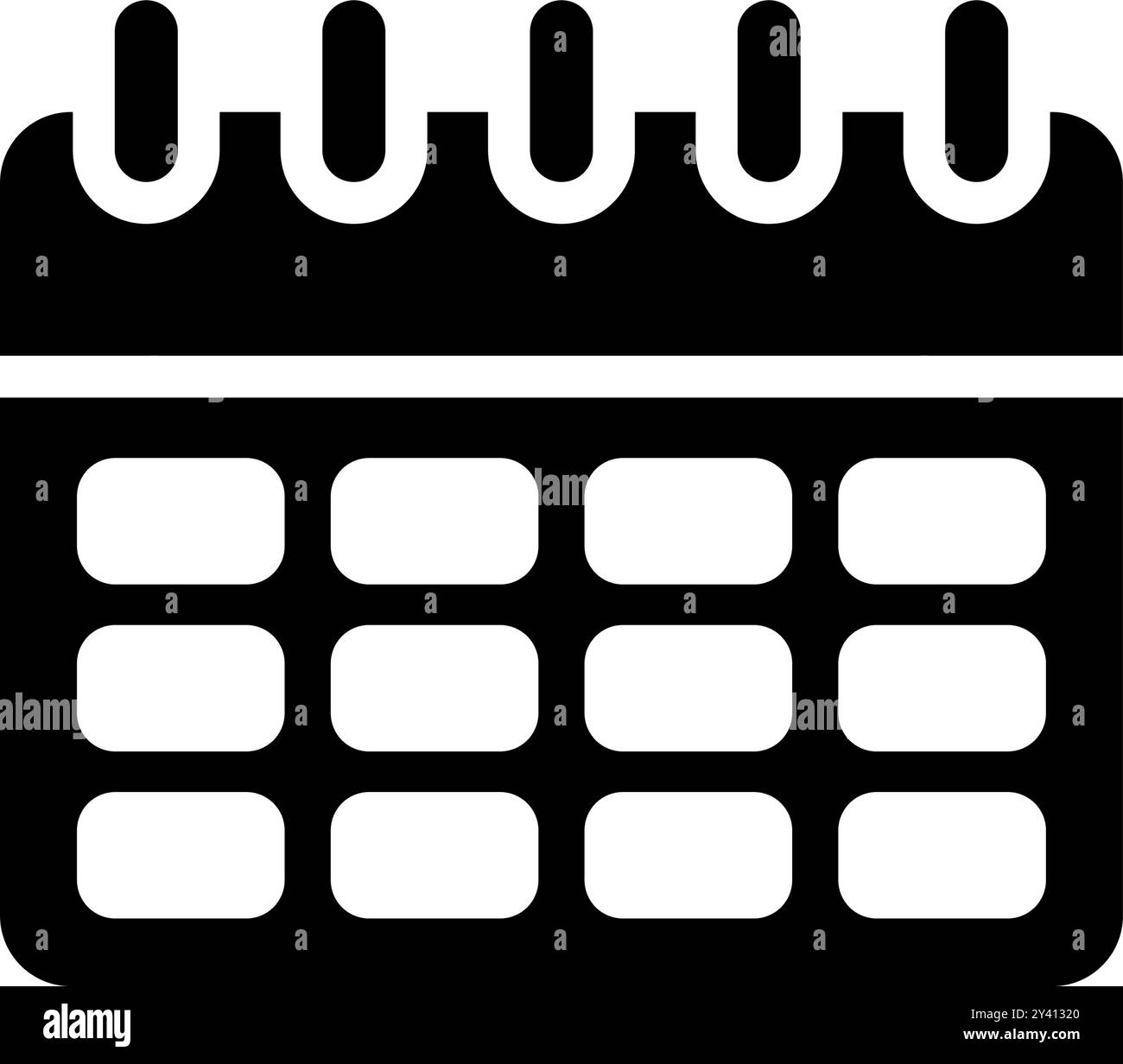 calendar schedule - vector icon Stock Vector Image & Art - Alamy