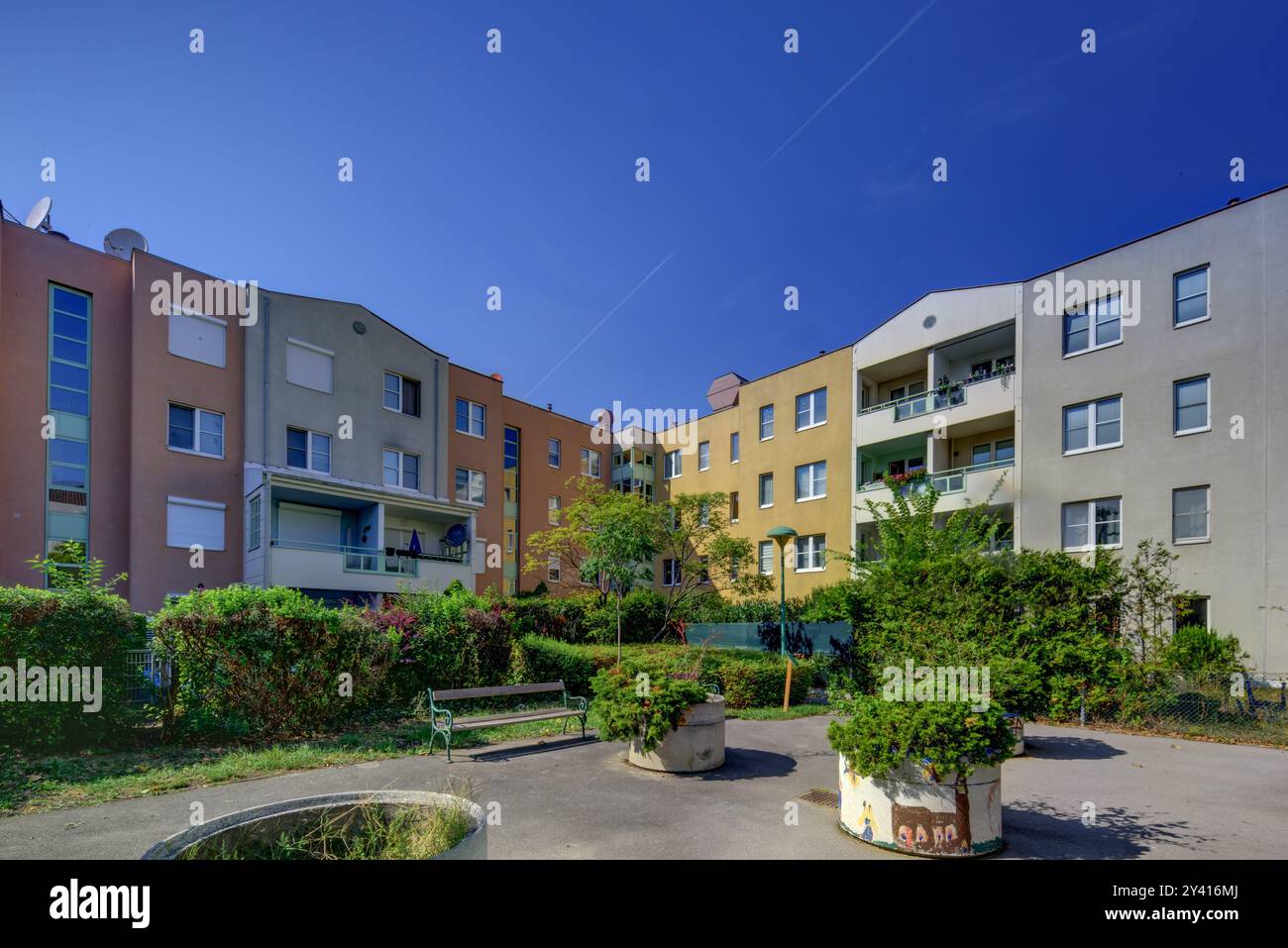 Wien, Wohnhausanlage Am Wienerberg, verschiedene Architekten, 1984-1991 ...