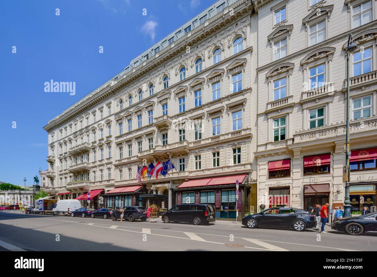 Wien, Hotel Sacher // Vienna, Hotel Sacher Stock Photo - Alamy