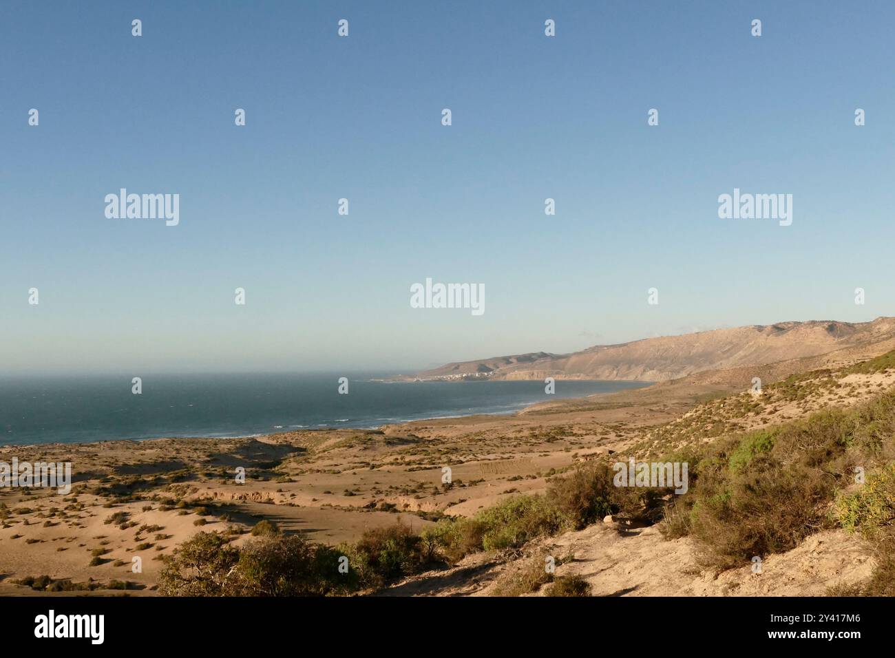 The Atlantic coast of Morocco with its boundless and deserted beaches ...