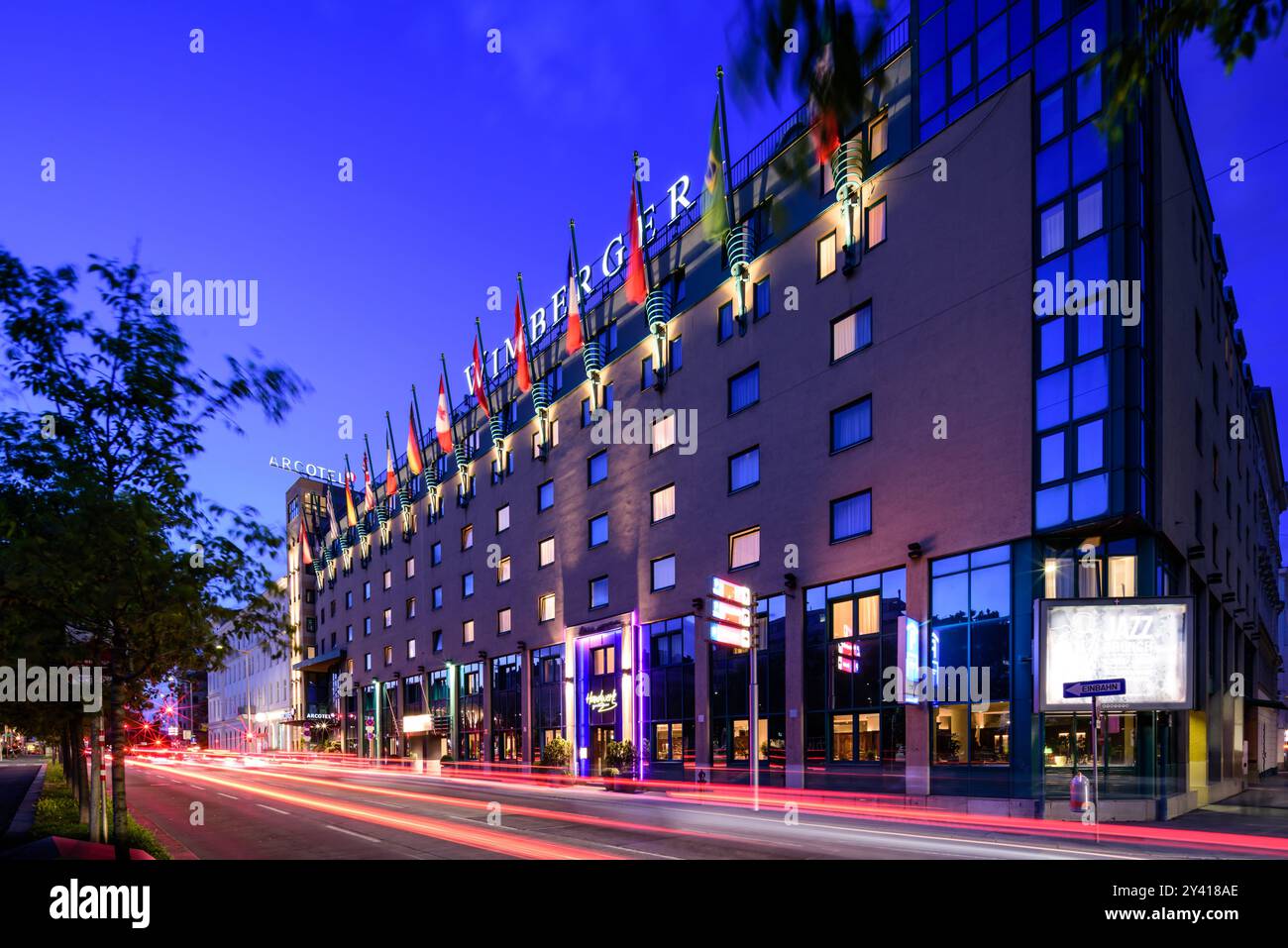 Wien, Hotel Wimberger, Neubaugürtel 34 // Vienna, Wimberger Hotel Stock ...