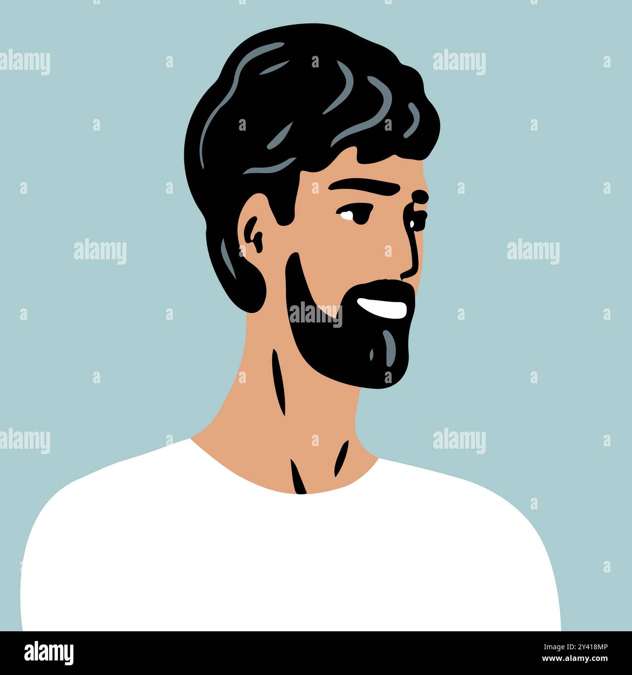 Young hipster man hand Stock Vector Images - Alamy