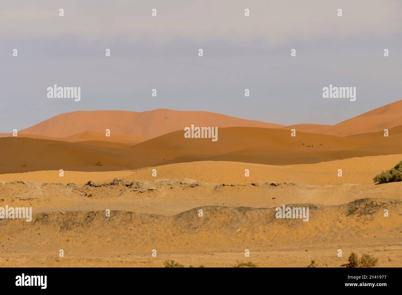 Merzouga, the gateway to the Sahara desert in the province of Al ...