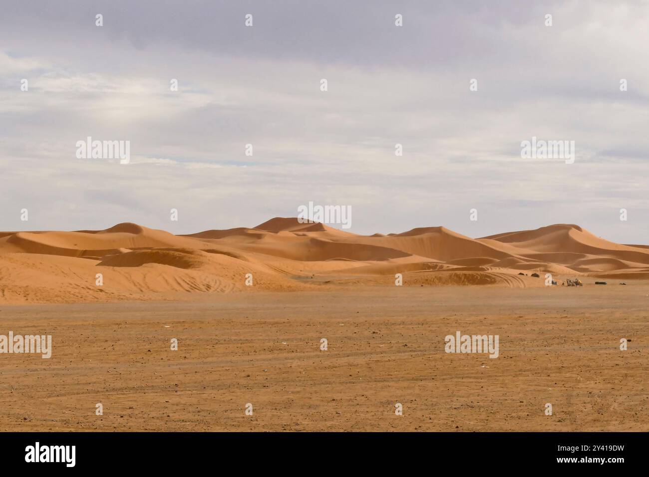 Merzouga, the gateway to the Sahara desert in the province of Al ...