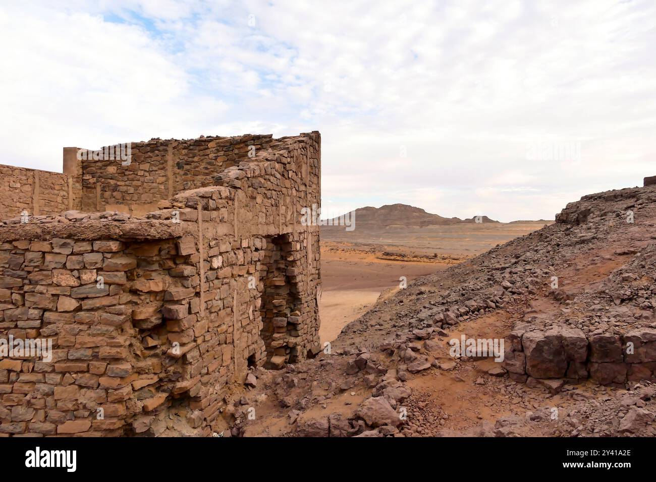 Merzouga, the gateway to the Sahara desert in the province of Al ...
