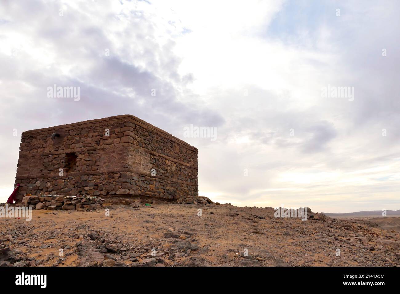 Merzouga, the gateway to the Sahara desert in the province of Al ...