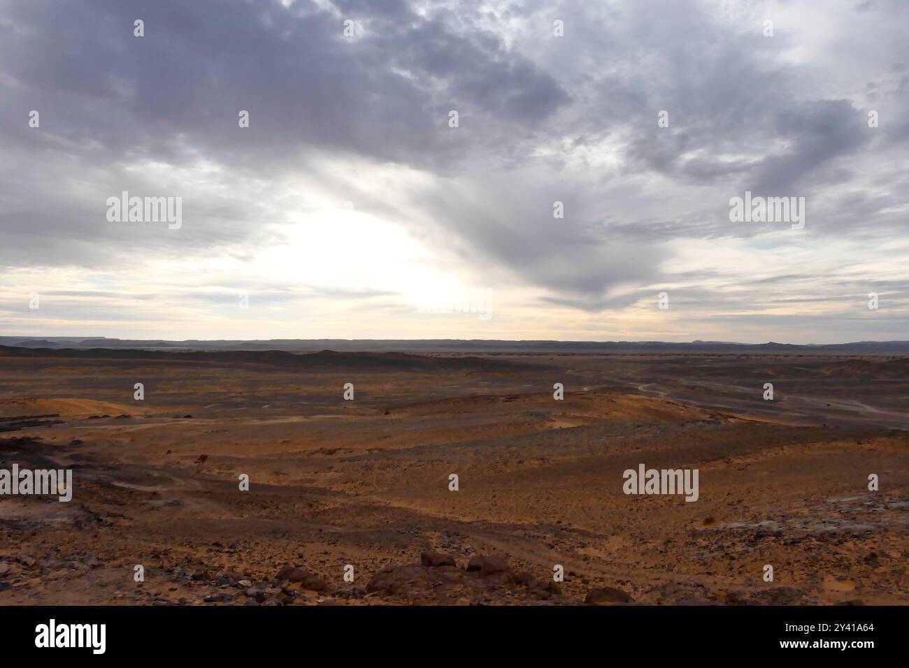 Merzouga, the gateway to the Sahara desert in the province of Al ...