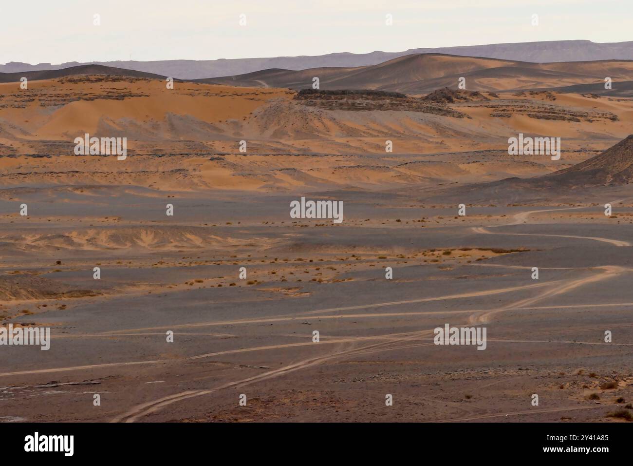 Merzouga, the gateway to the Sahara desert in the province of Al ...