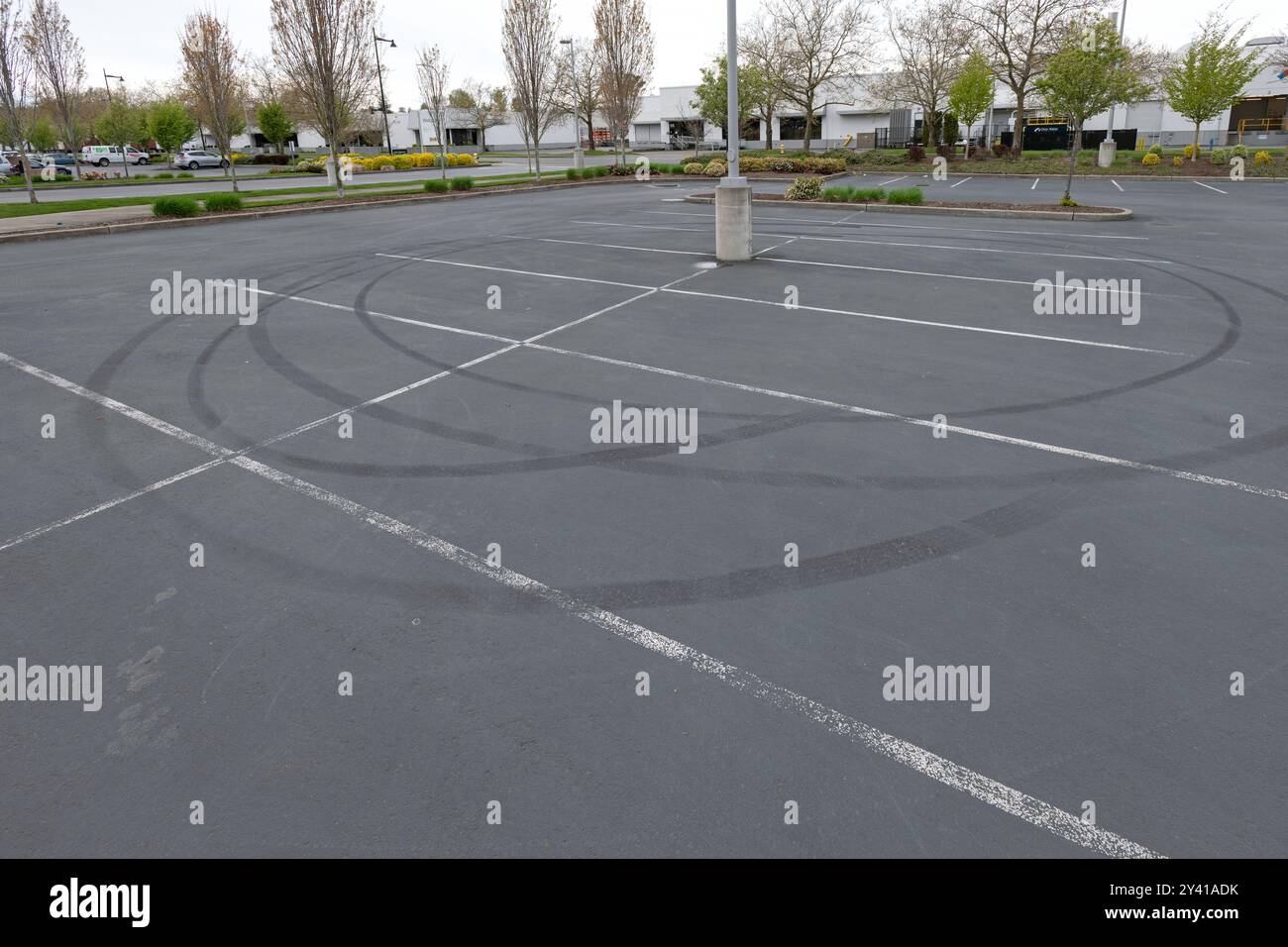 Circular parking lot hi-res stock photography and images - Alamy