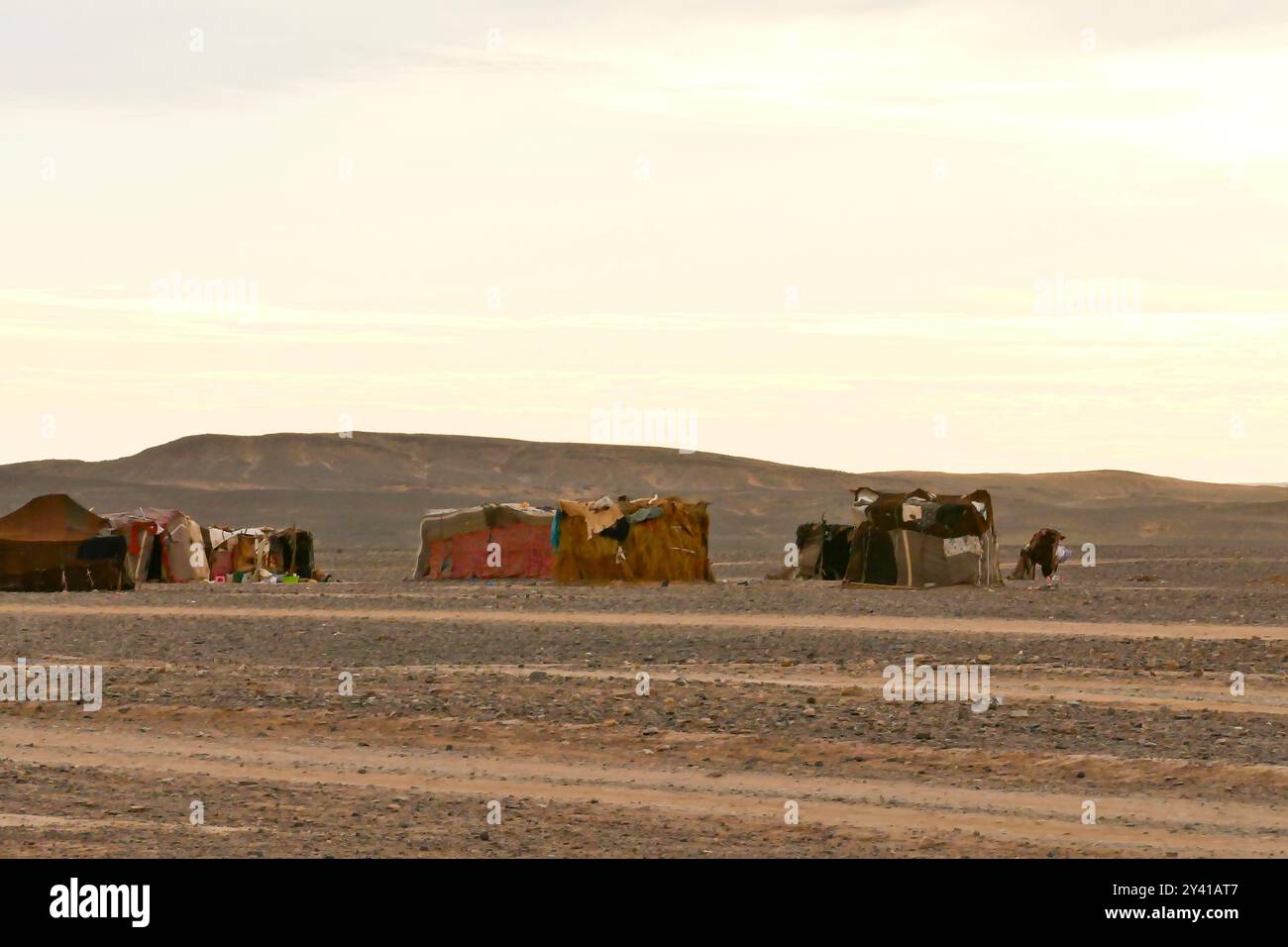 Merzouga, the gateway to the Sahara desert in the province of Al ...
