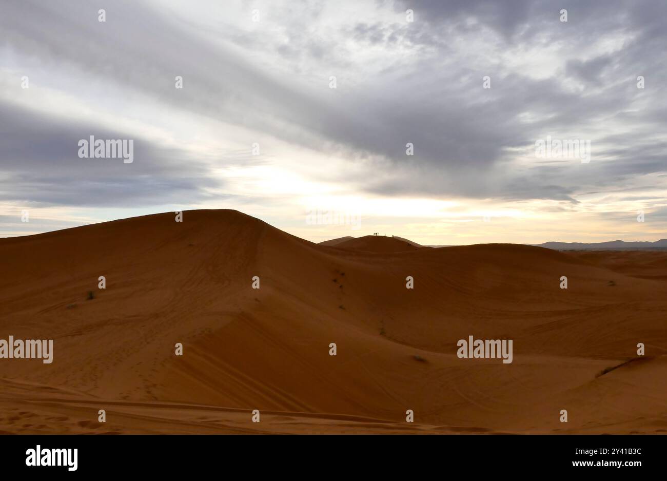 Merzouga, the gateway to the Sahara desert in the province of Al ...