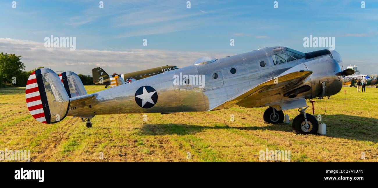 AT-11 Kansan at Air Legend Air Show 2024 in Melun, France Stock Photo ...