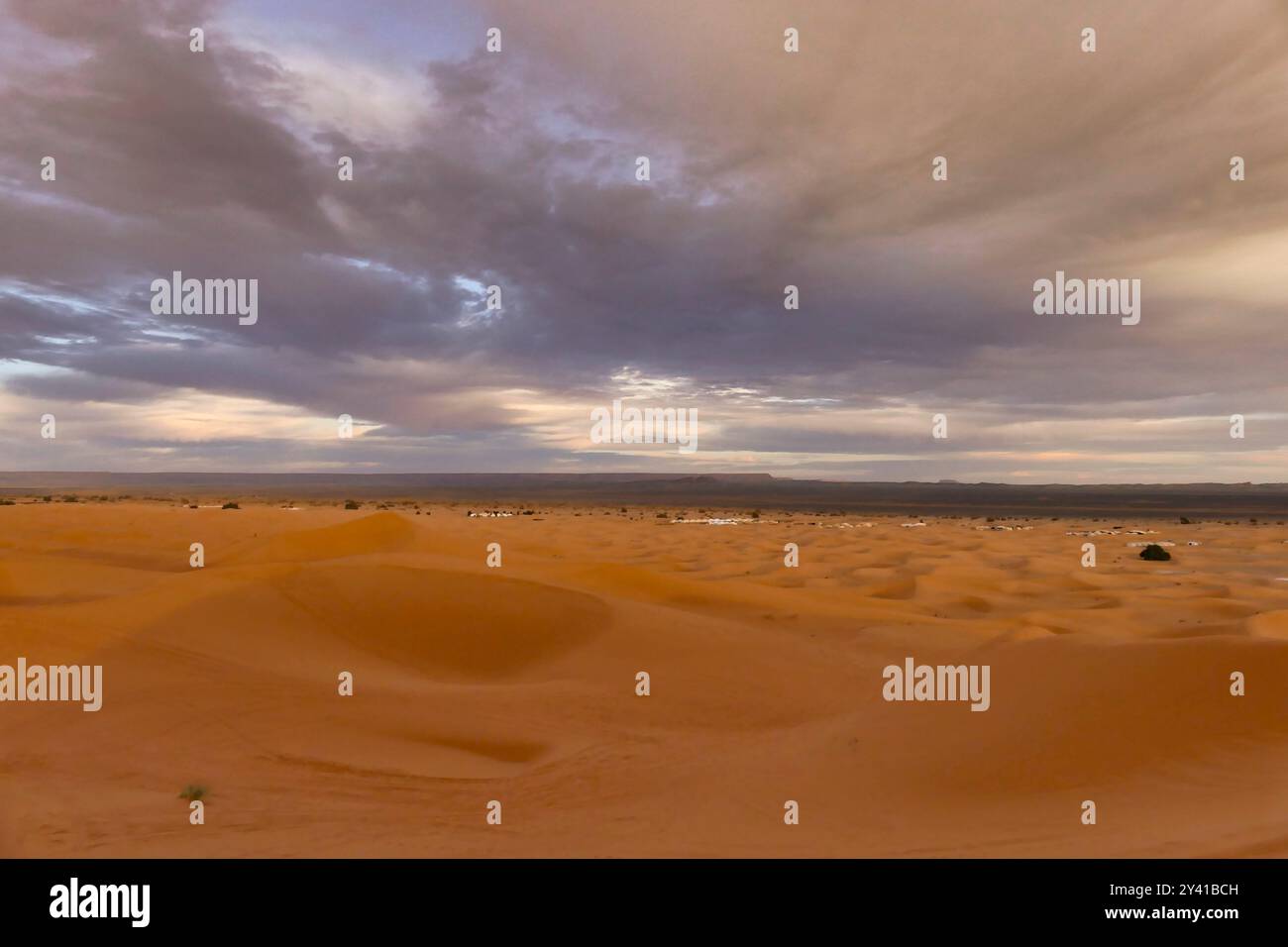 Merzouga, the gateway to the Sahara desert in the province of Al ...
