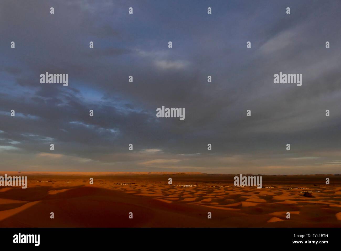 Merzouga, the gateway to the Sahara desert in the province of Al ...