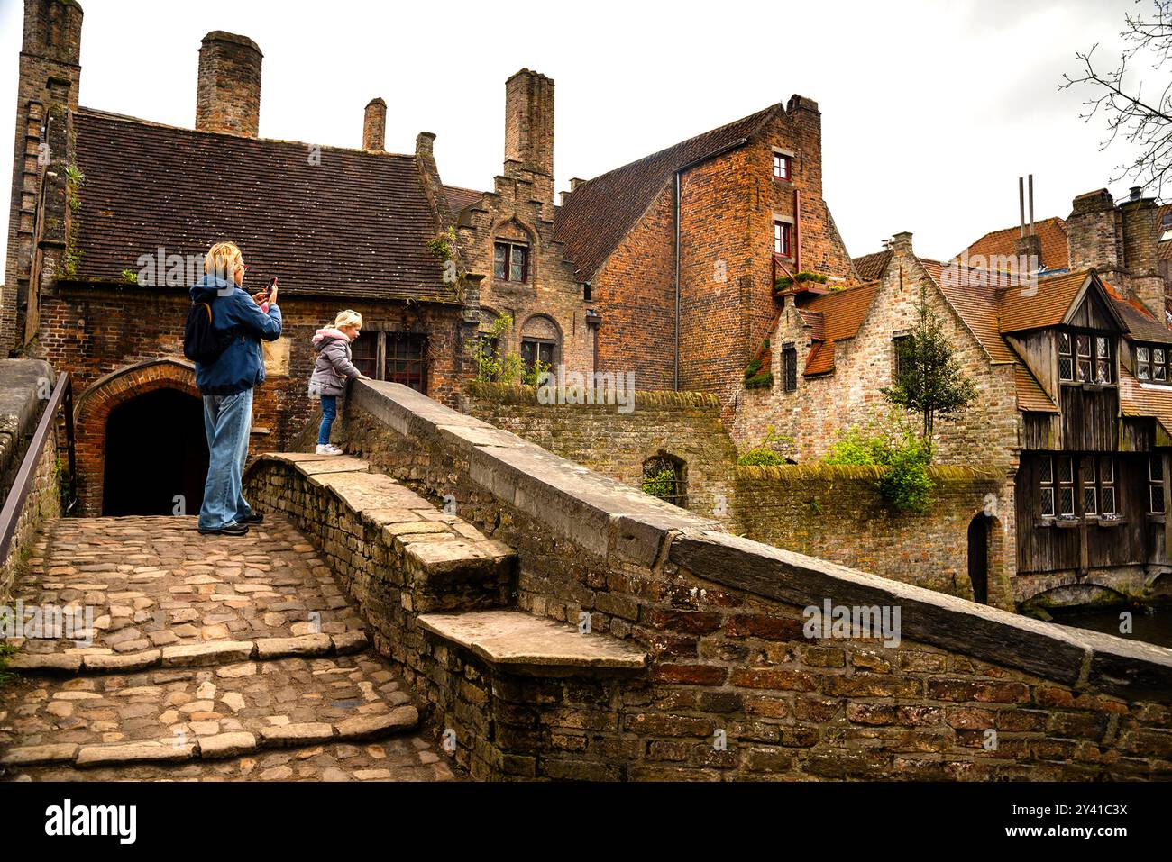 Boniface Bridge in Bruges, Belgium Stock Photo - Alamy