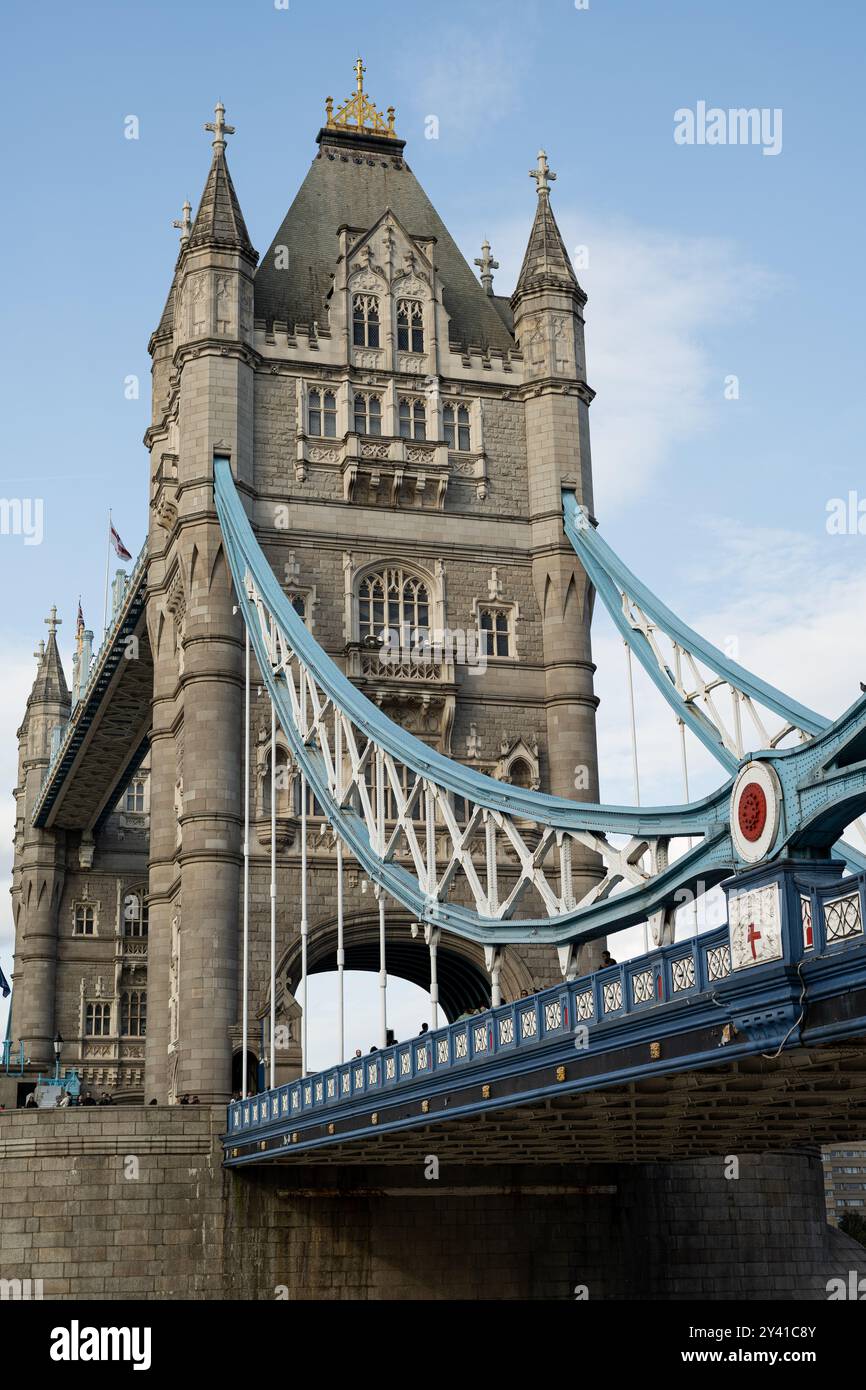 Tower Bridge is a Grade I listed combined bascule, suspension, and ...