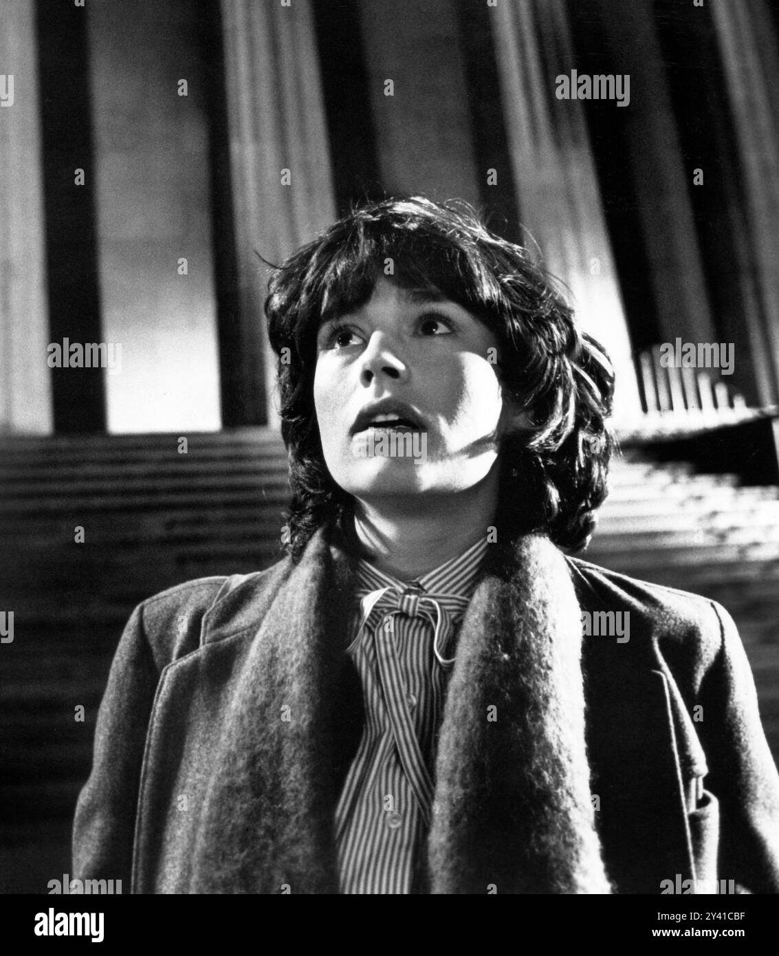 Diana Venora, on-set of the film, "Wolfen", Warner Bros., Orion ...