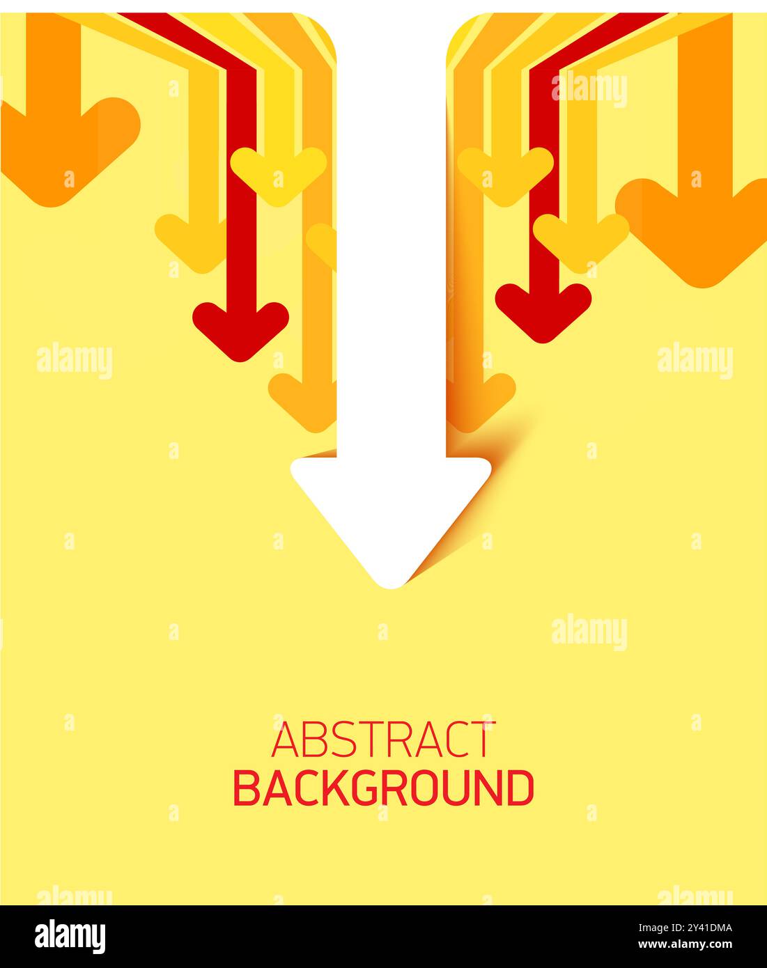 Abstract financial background with arrows Concept decrease. Vector illustration Stock Vector ...