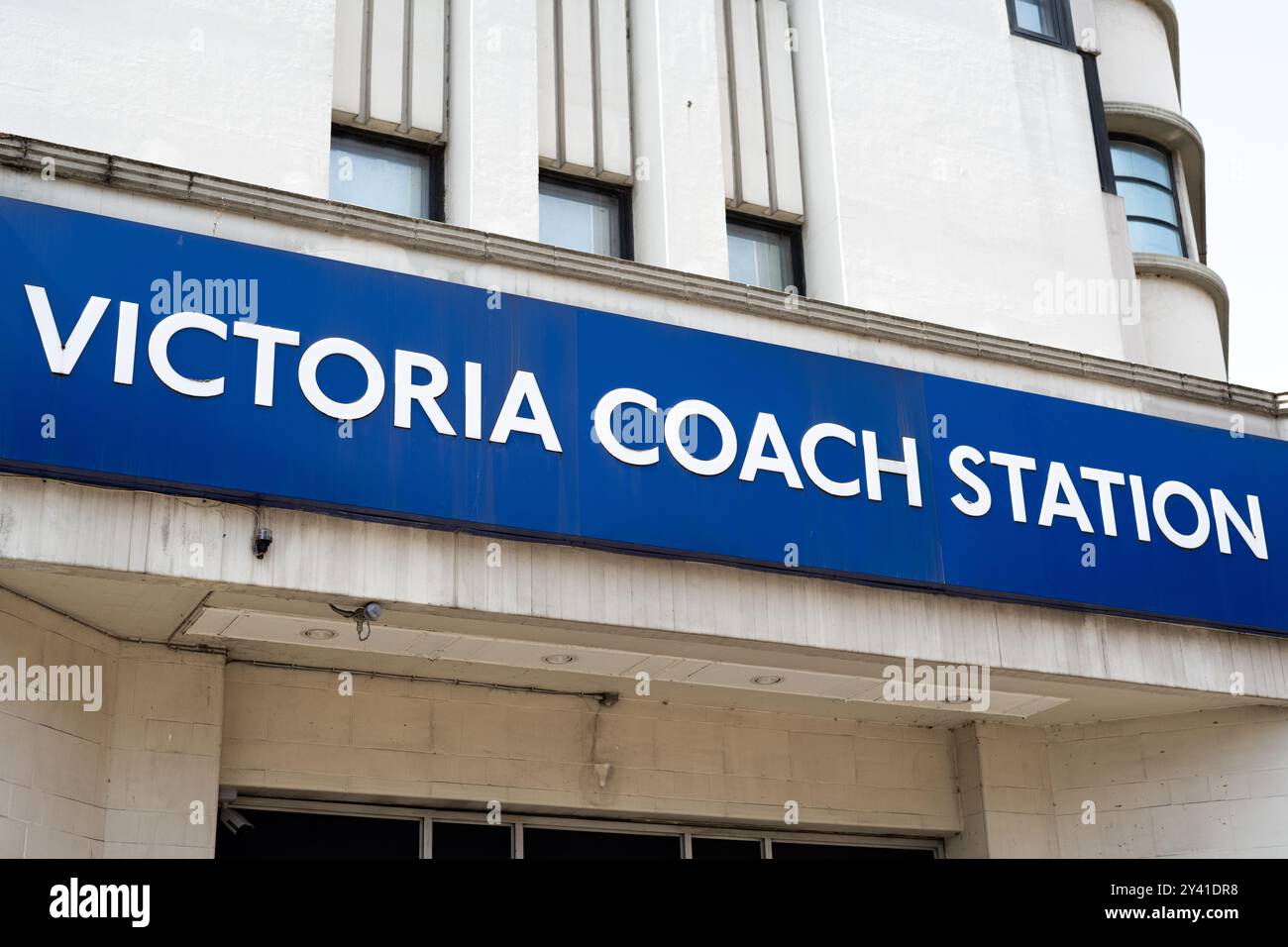 Victoria coach station in London Stock Photo - Alamy